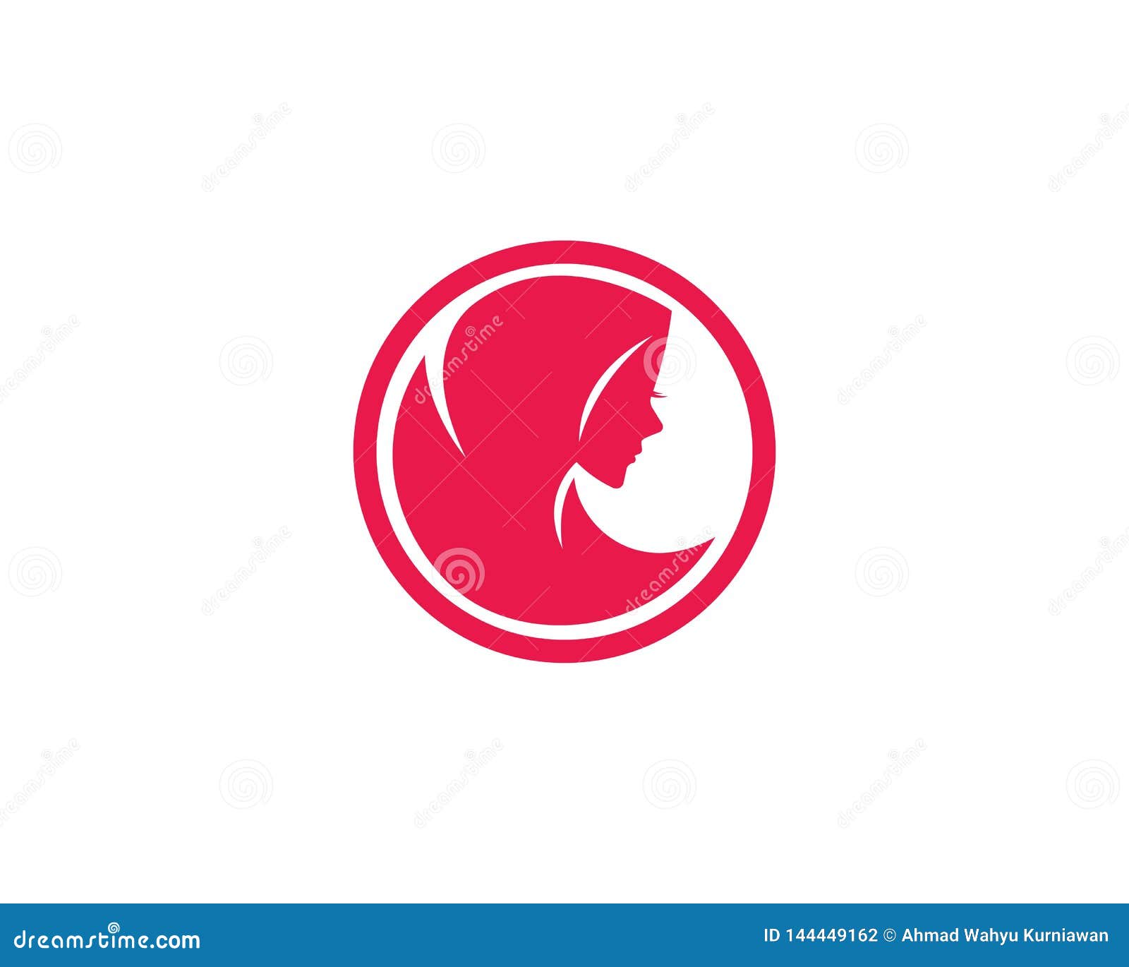 Hijab logo vector stock vector. Illustration of icon - 144449162