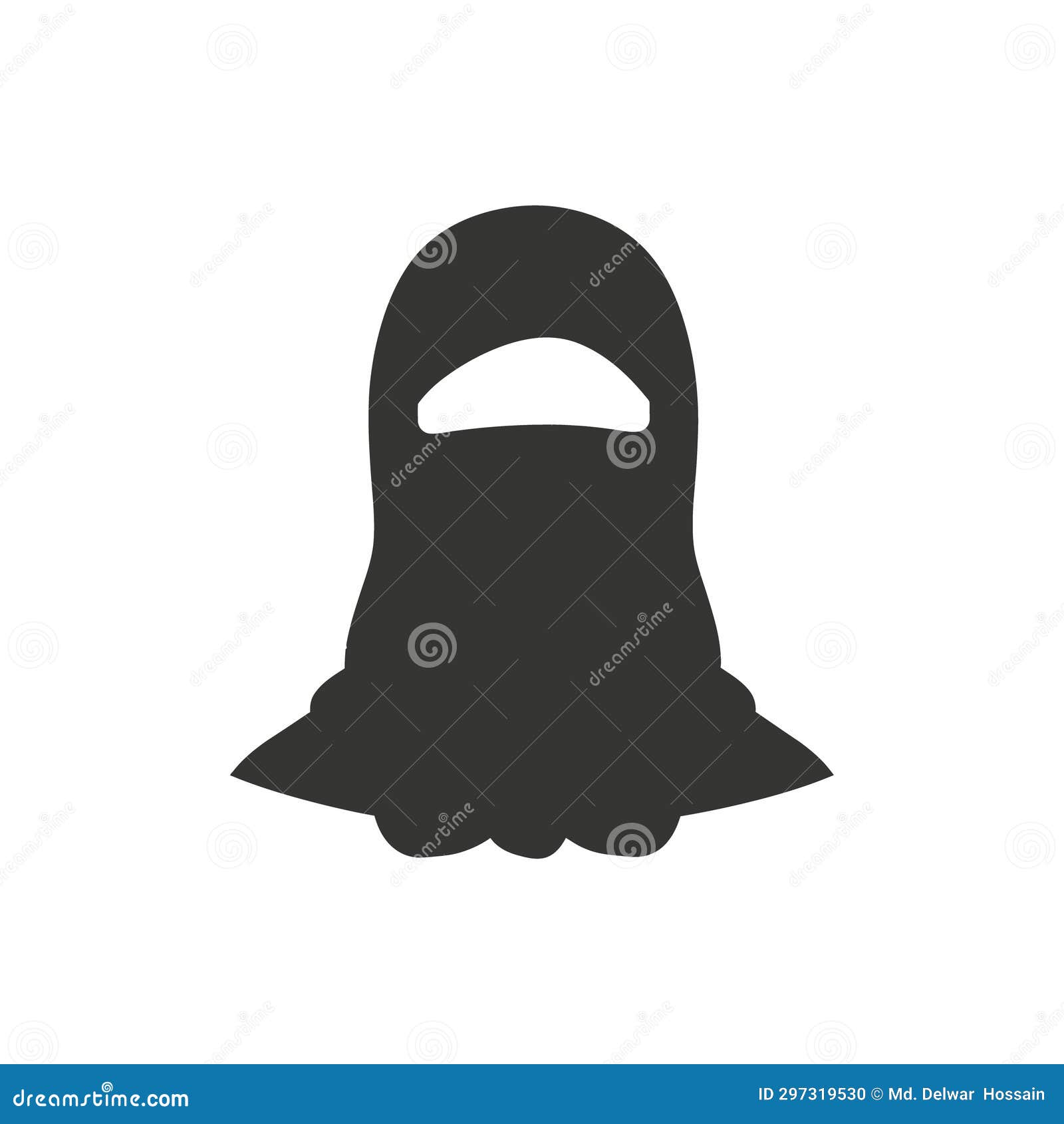 Hijab and Modesty icon stock vector. Illustration of religion - 297319530