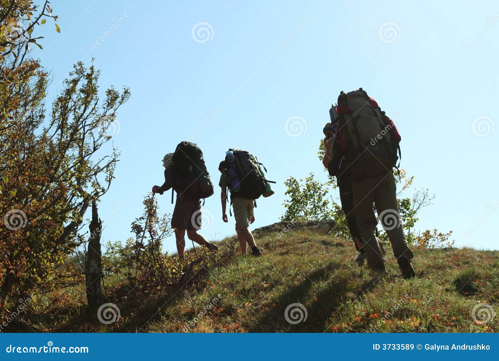 Hike stock image. Image of motion, travel, autumn, tourism - 3733589