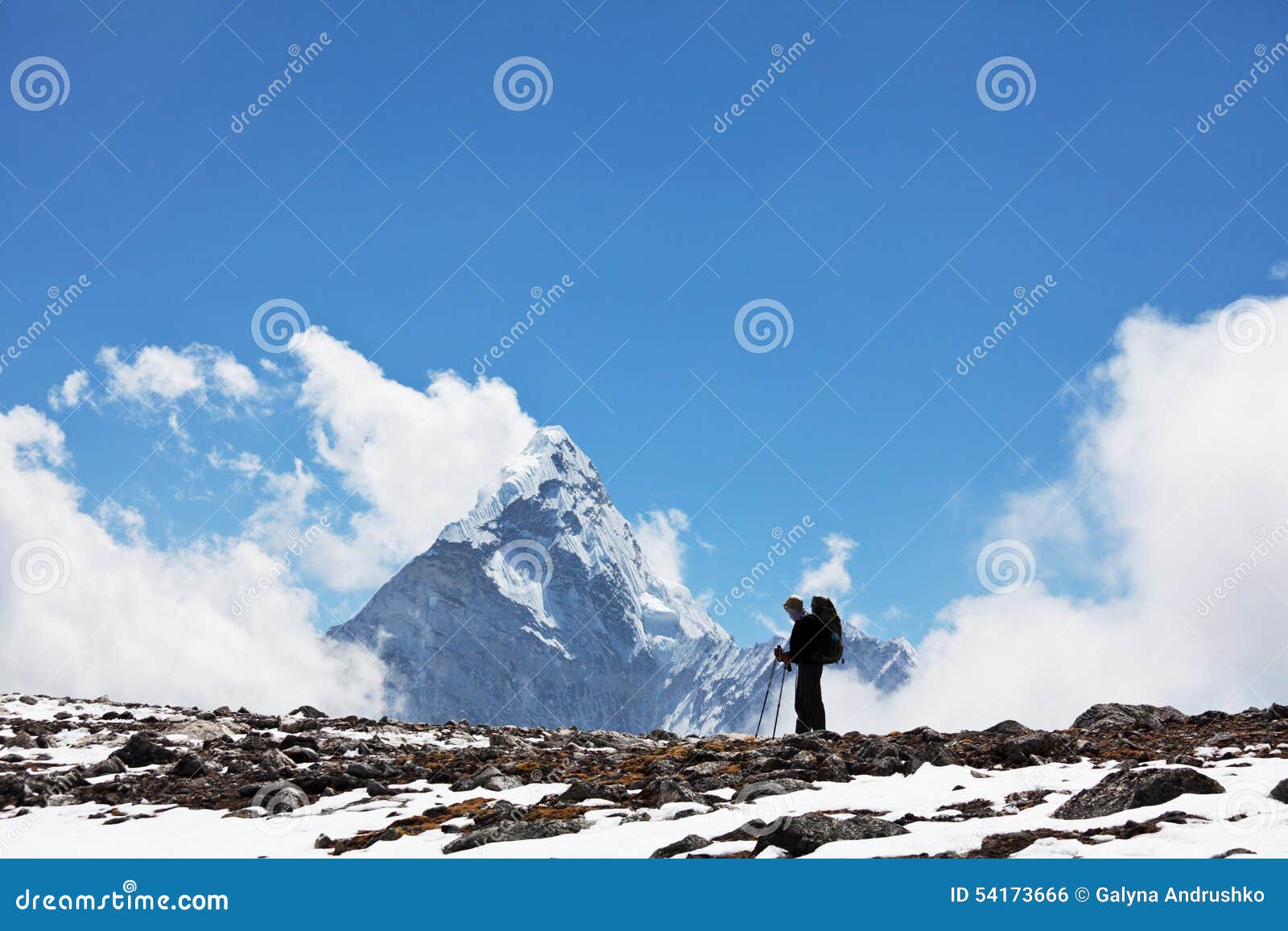 Hike in Himalayan stock photo. Image of environment, mount - 54173666