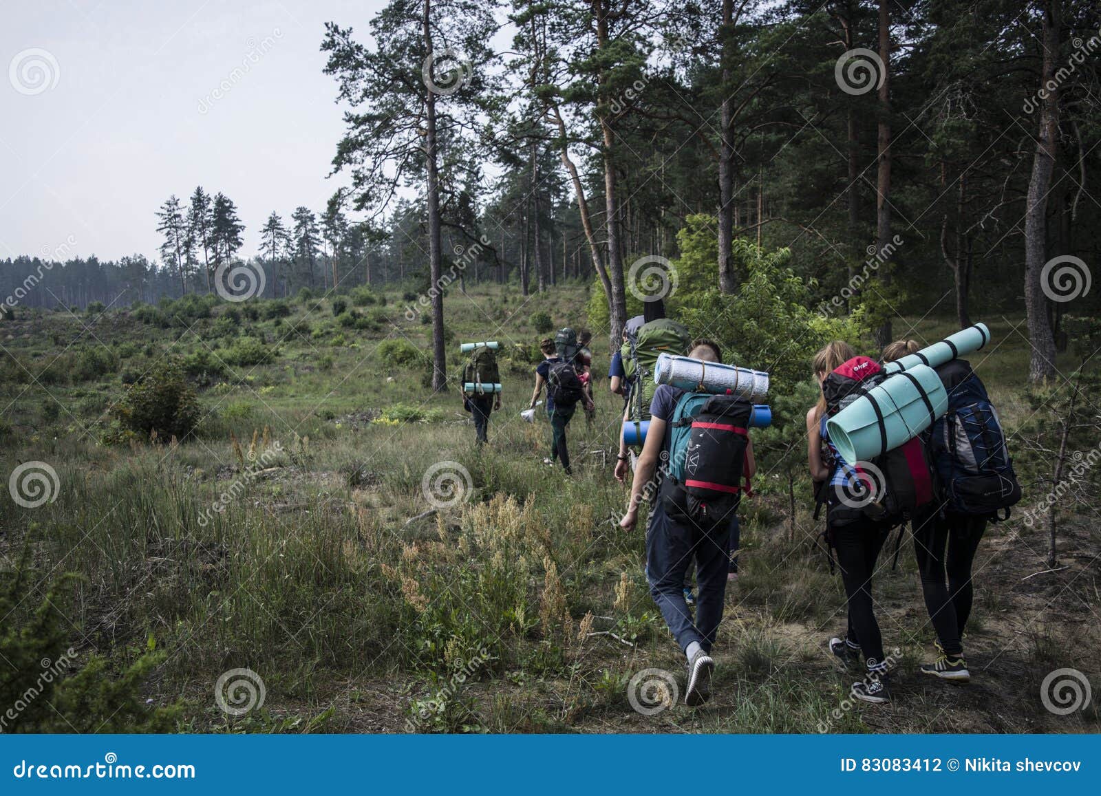 Hike editorial photography. Image of camp, lithuanian - 83083412