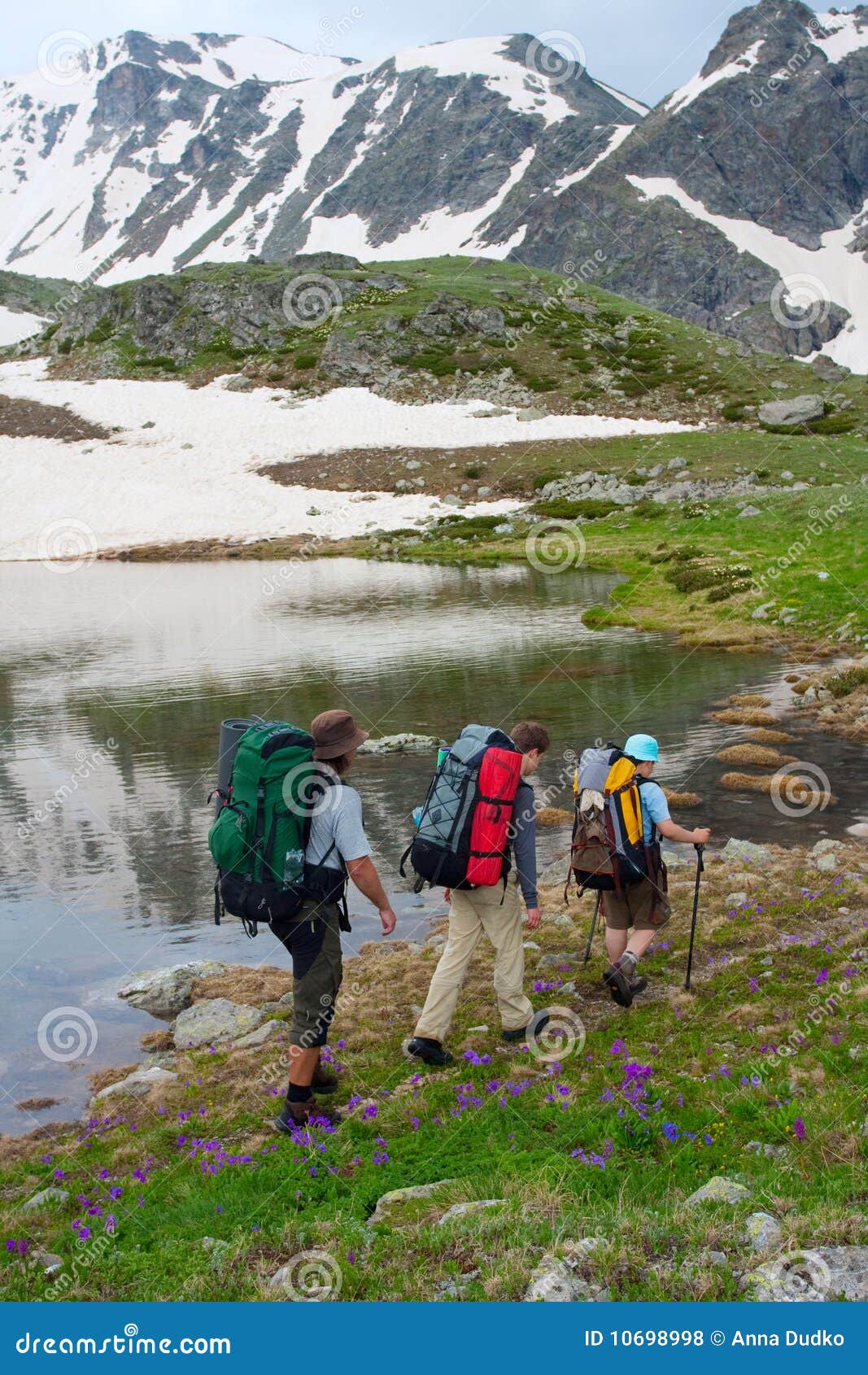 Hiker stock photo. Image of rock, group, morning, high - 10698998