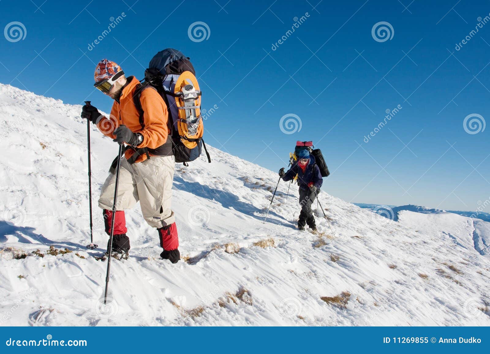 Hiker stock image. Image of climb, cold, hiker, group - 11269855