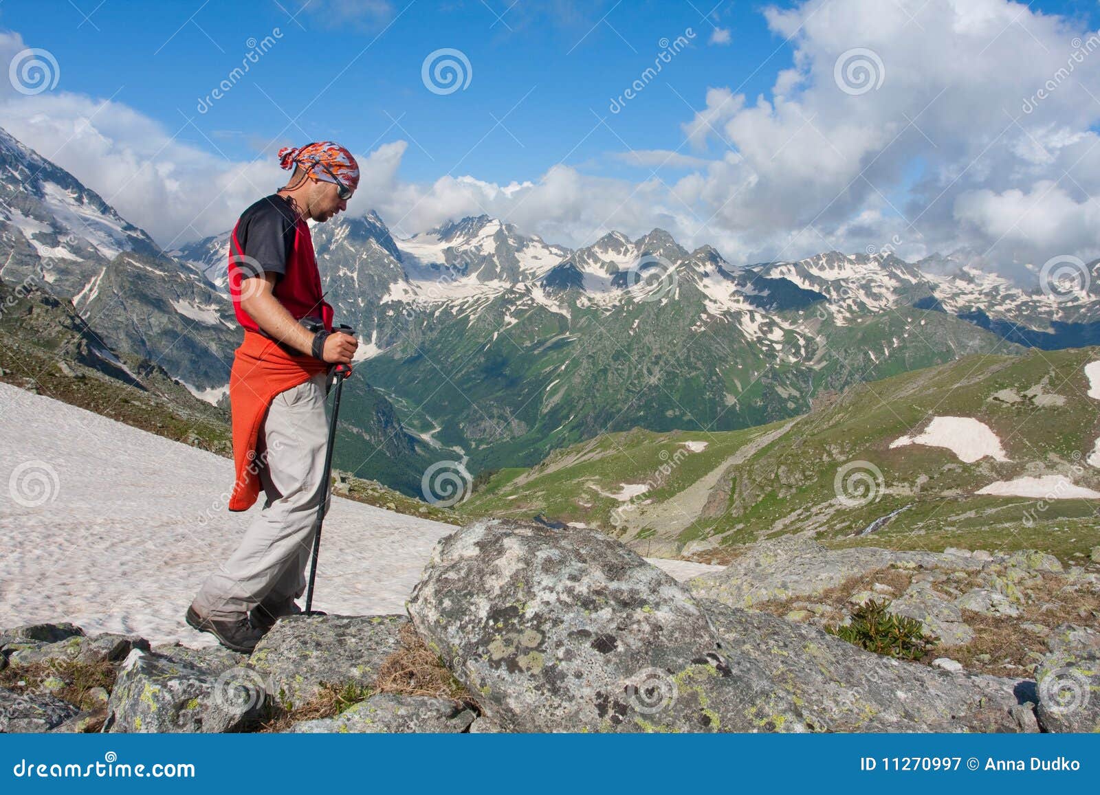 Hiker stock image. Image of hiker, landscapes, beautiful - 11270997