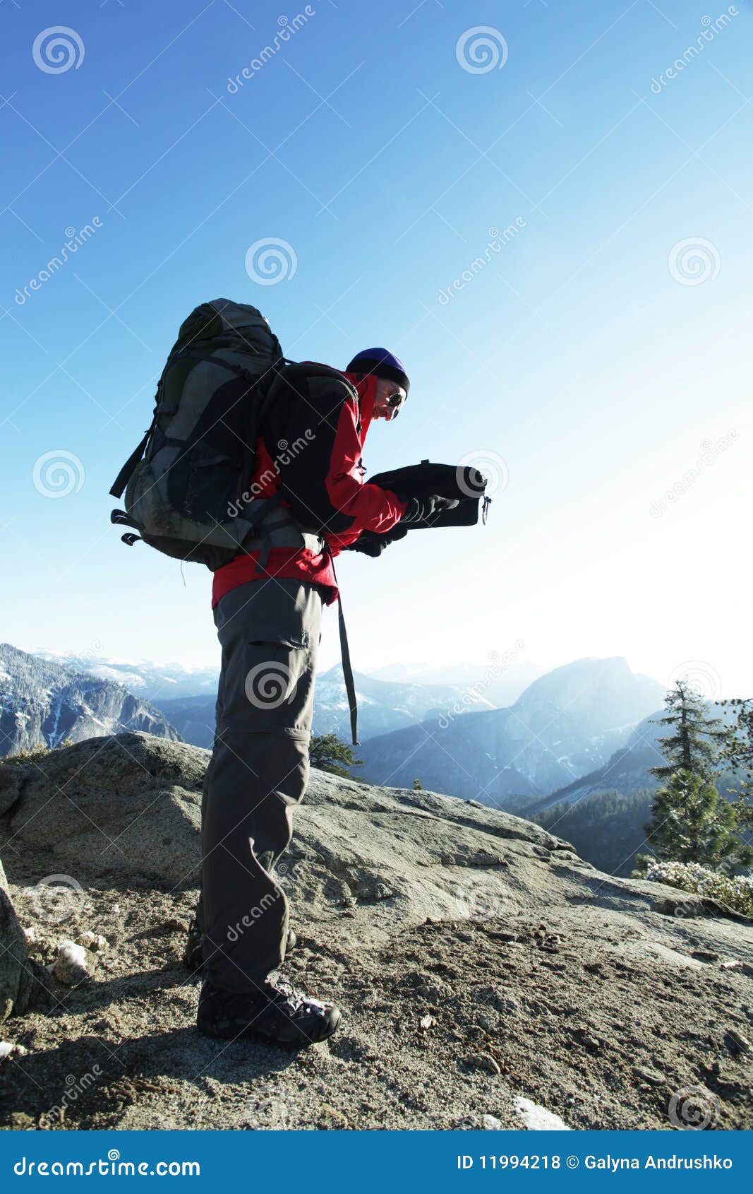 Hiker stock photo. Image of hiker, person, hike, climb - 11994218