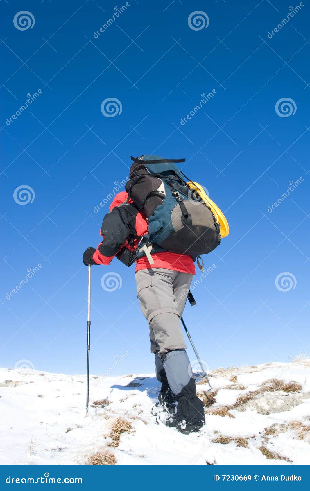 Hiker stock image. Image of group, trekking, climber, mountaineering ...