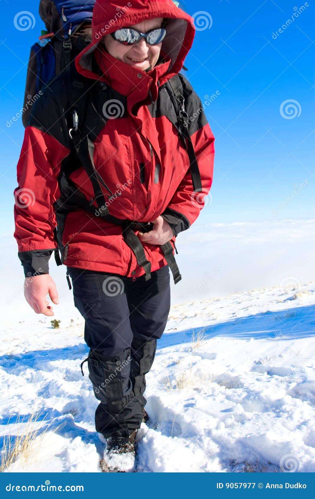 Hiker stock image. Image of hiker, outdoor, season, high - 9057977