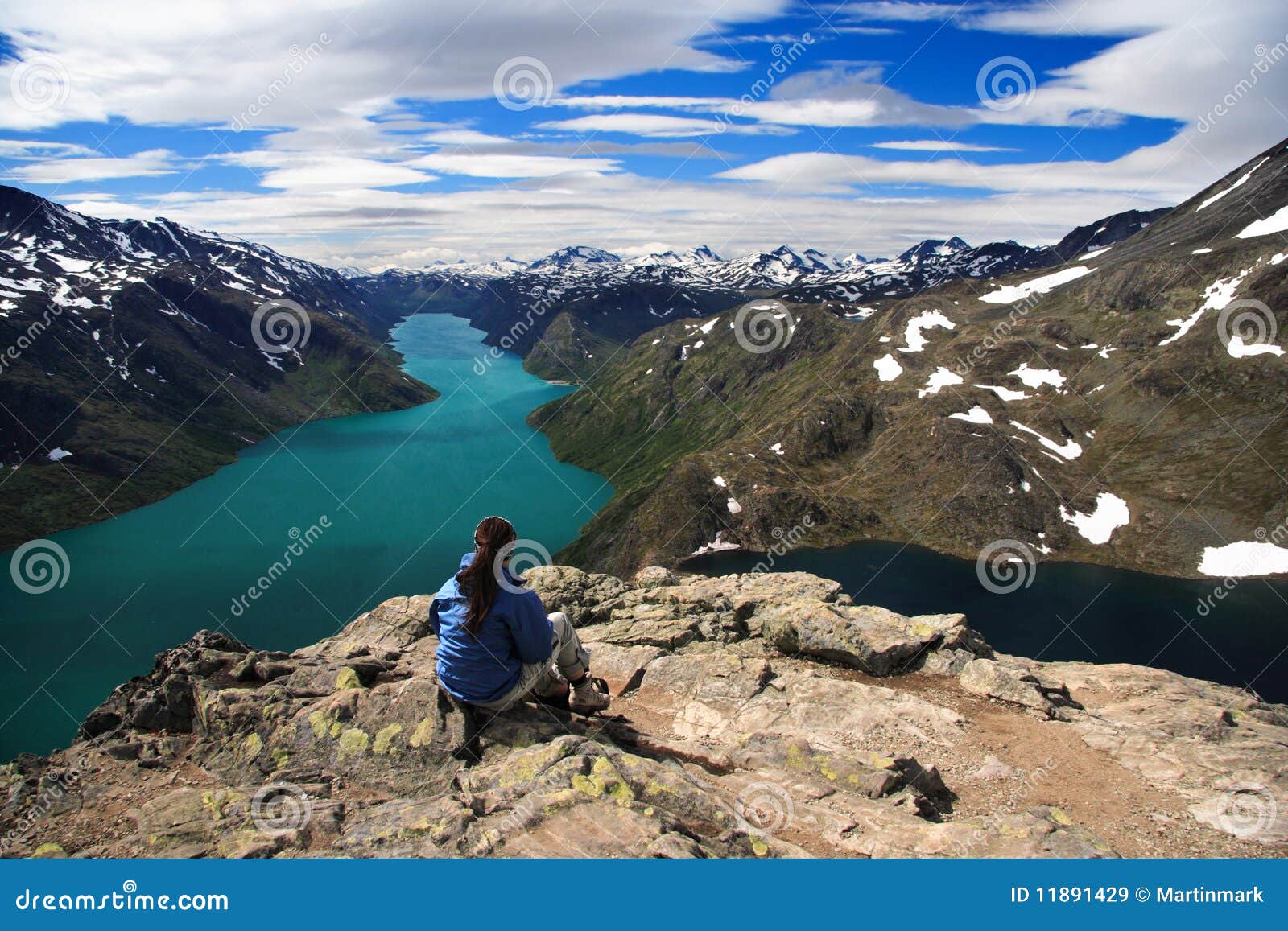Hiker in norway stock image. Image of backpacking, backpack - 11891429