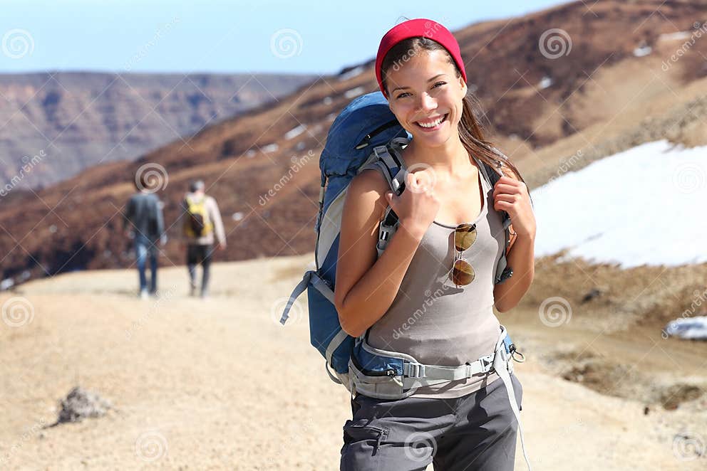 Hiker portrait stock photo. Image of canary, people, adult - 24164014