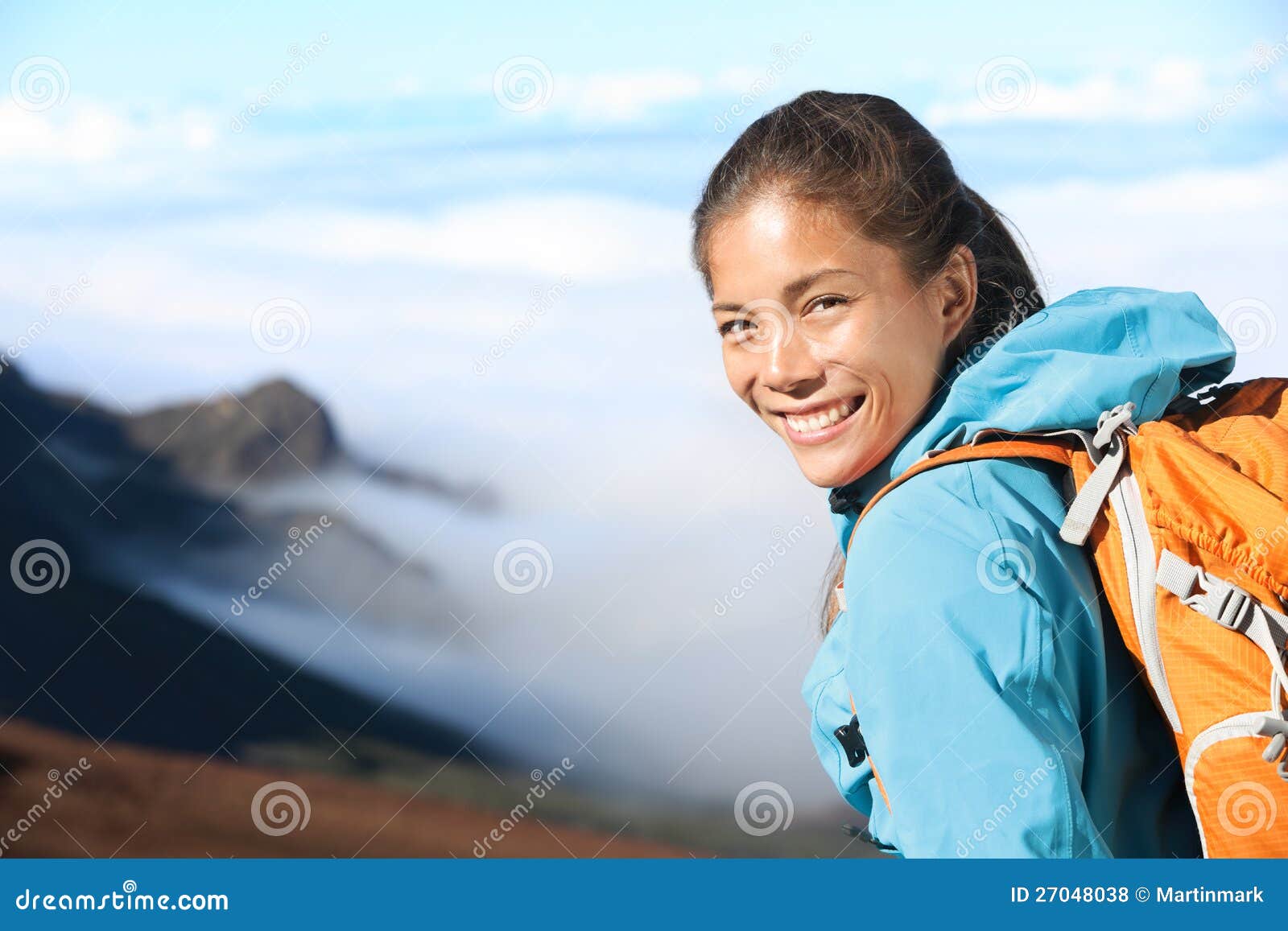 Hiker portrait stock photo. Image of cheerful, holiday - 27048038