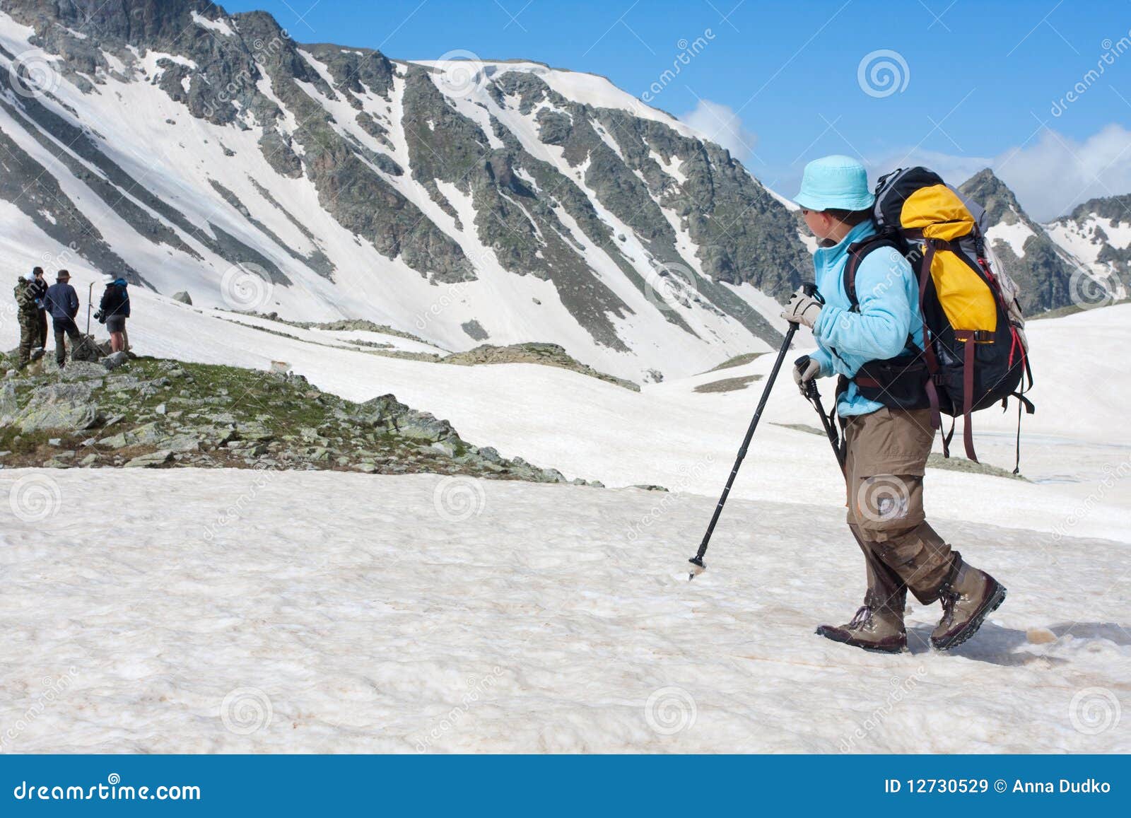 Hikers stock image. Image of equipment, backpacking, hiking - 12730529