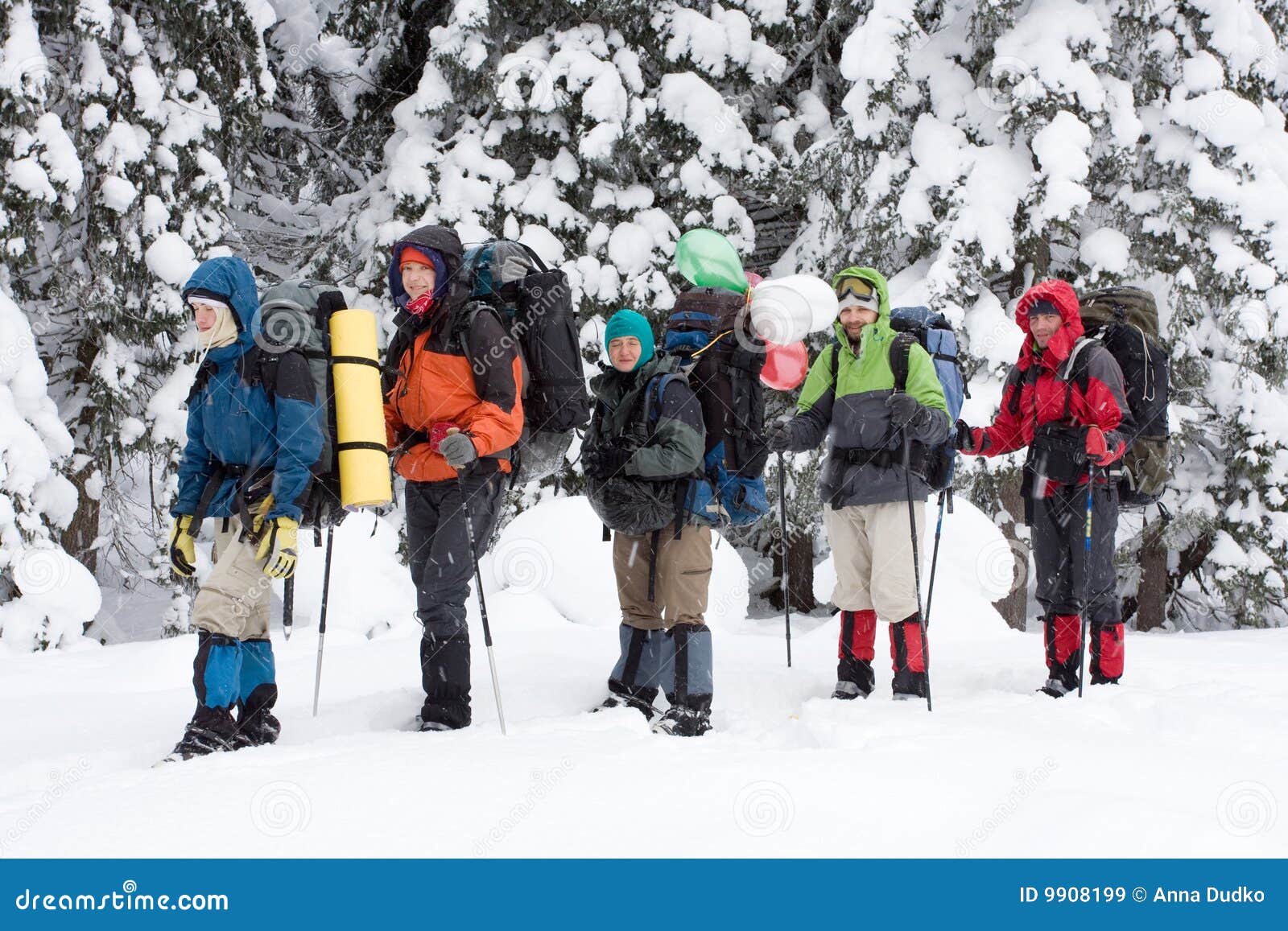 Hikers stock image. Image of hike, mountain, equipment - 9908199