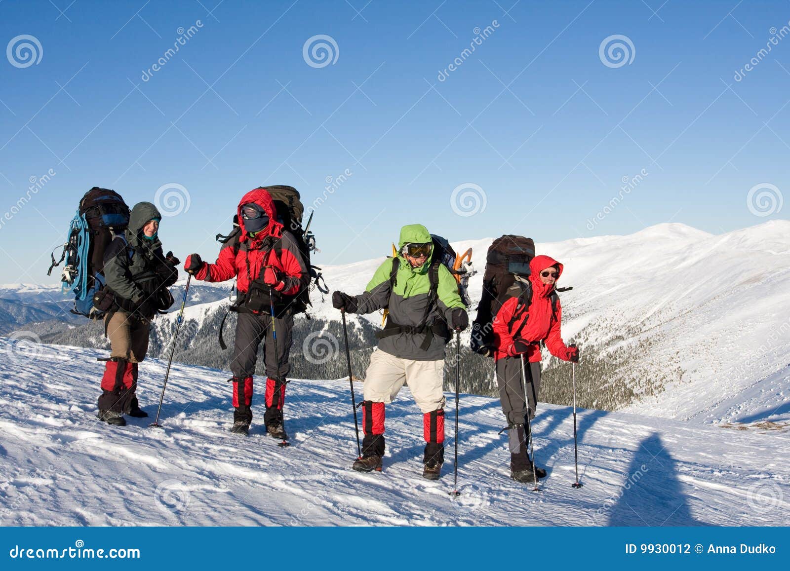 Hikers stock photo. Image of hike, extreme, season, mountain - 9930012