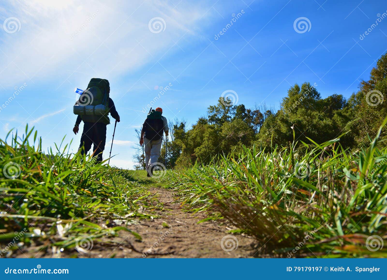 Hikers / Backpackers stock image. Image of trail, hiker - 79179197