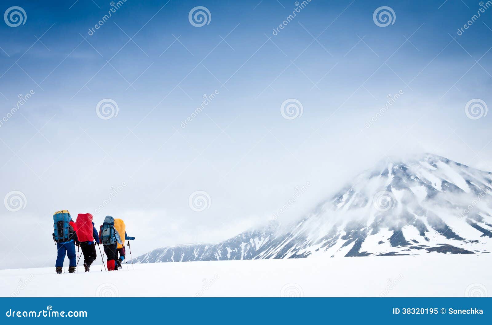 Hikers group in hike stock image. Image of leisure, outdoor - 38320195