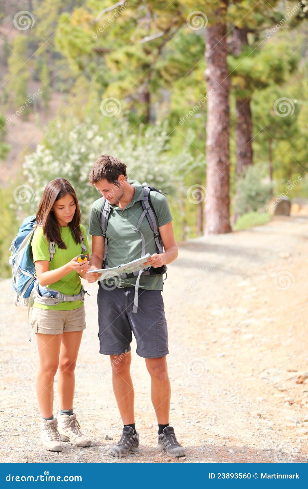 Hikers - Hiking Couple Looking at Map Stock Photo - Image of ... Hikers - Hiking Couple Looking at Map Stock Photo - Image of ...