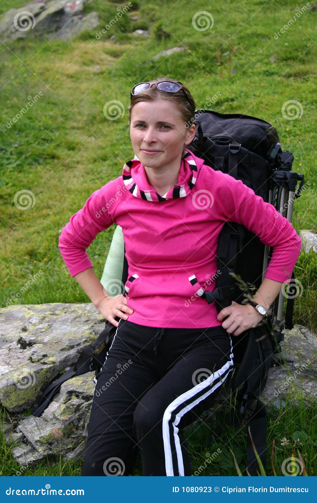 On hiking stock image. Image of portrait, face, thoughts - 1080923