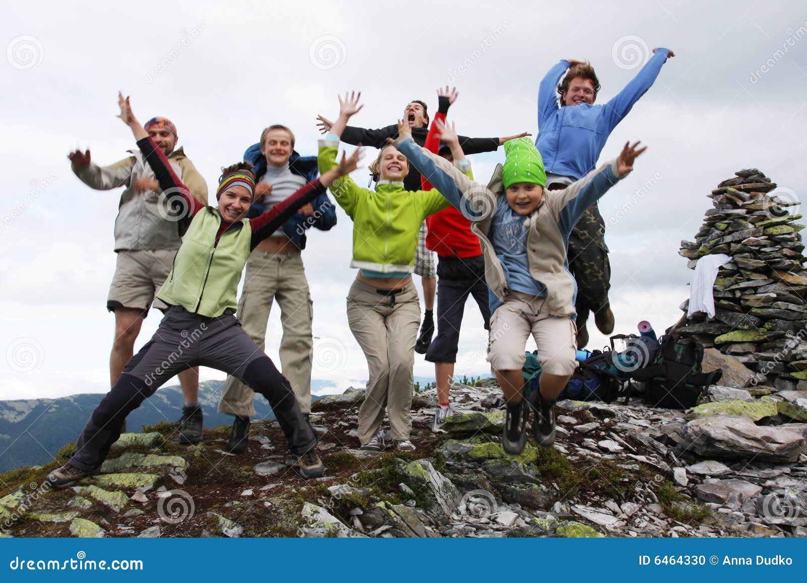 Hiking stock photo. Image of hill, landscape, adventure - 6464330