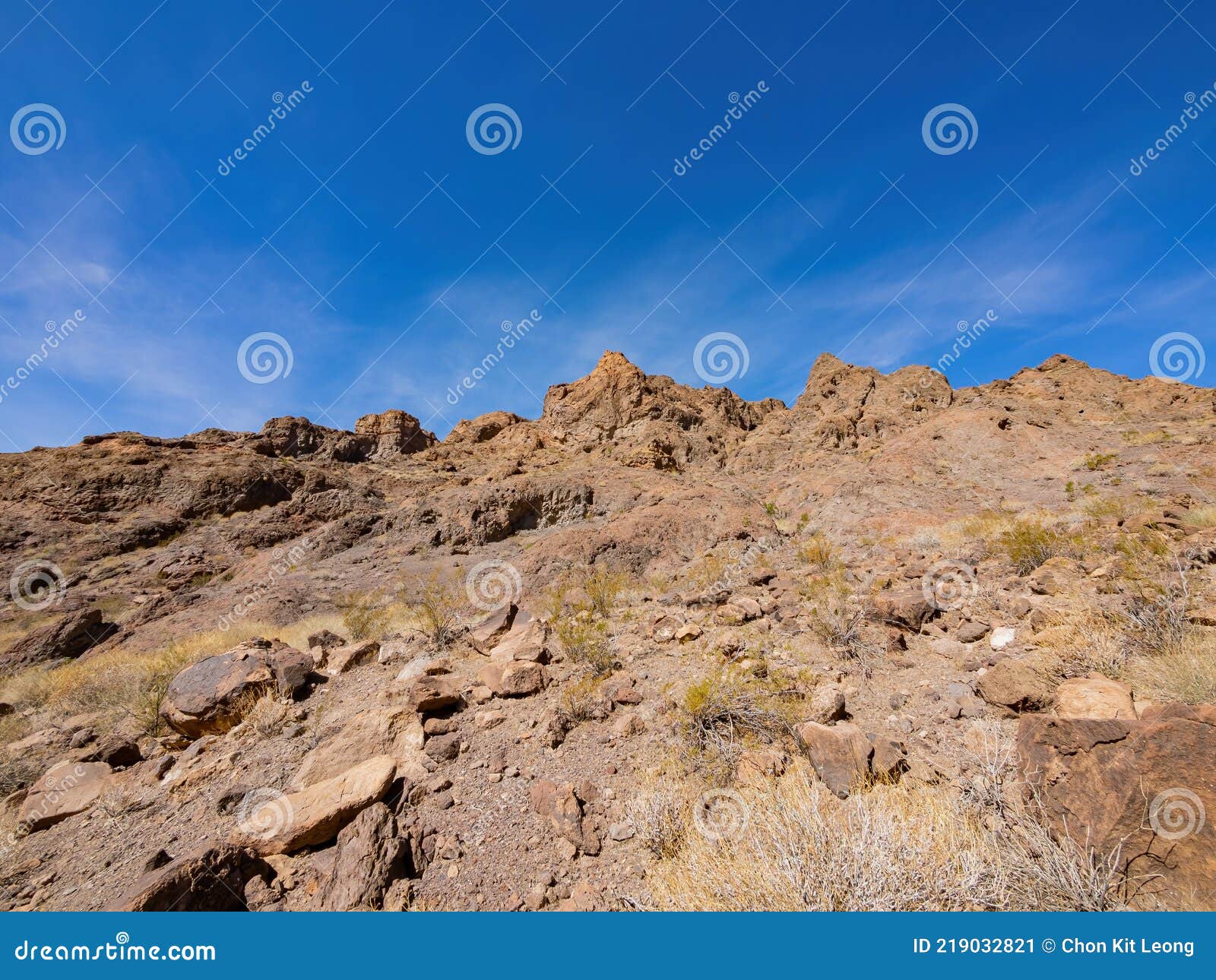 Hiking in the Arizona Hot Spring Trail Stock Image - Image of nevada ...