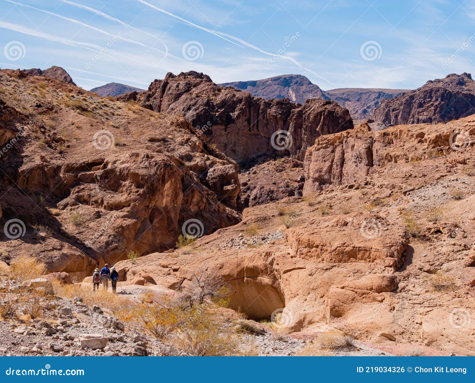 Hiking in the Arizona Hot Spring Trail Stock Photo - Image of mountain ...