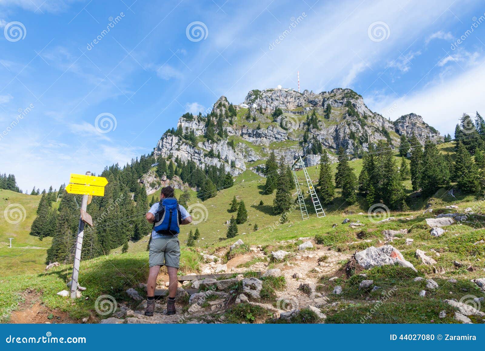 Hiking in Bavaria stock photo. Image of range, wandern - 44027080