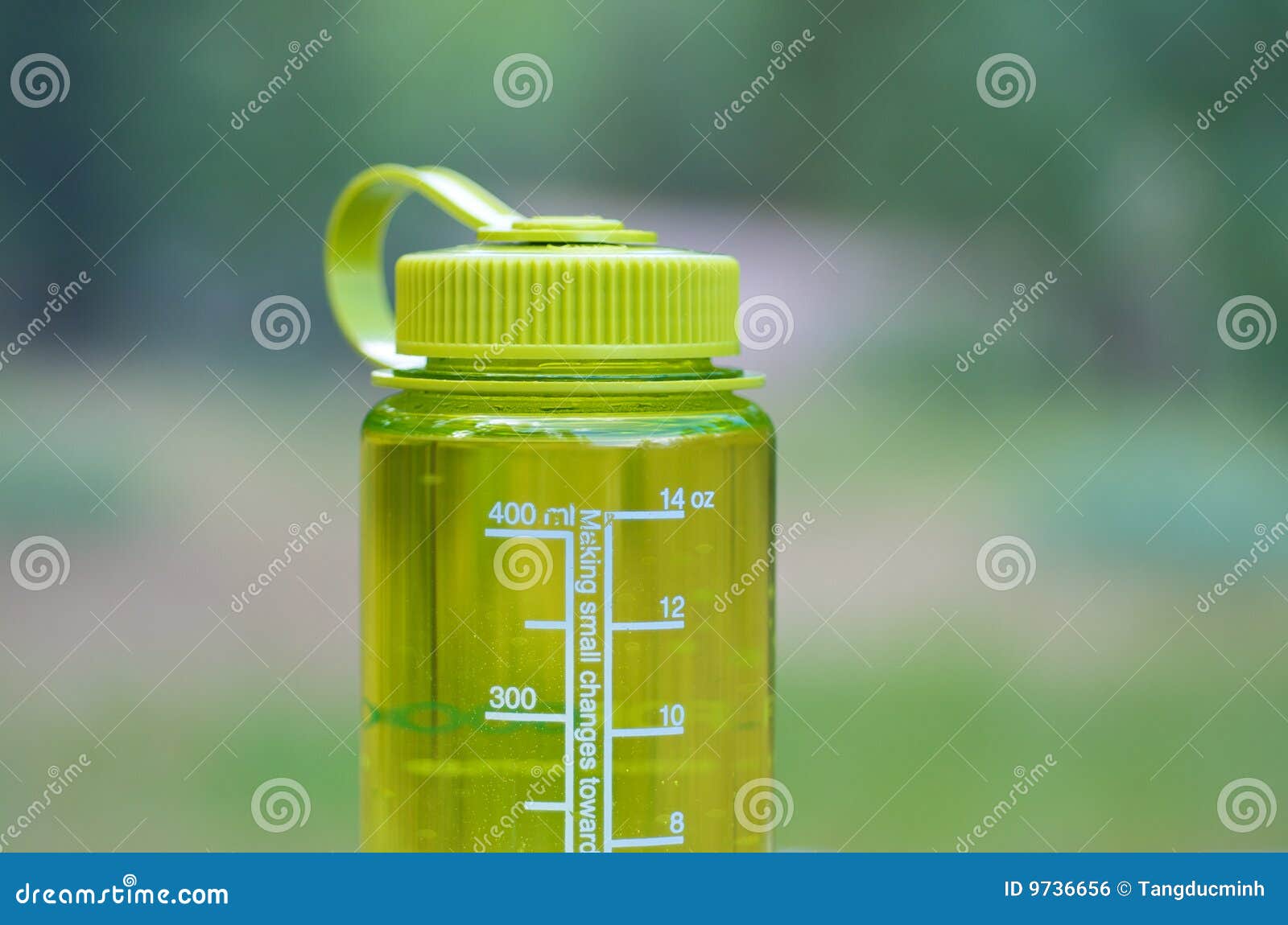 Hiking Camping Water Bottle Stock Photo - Image of healthy, cold: 9736656