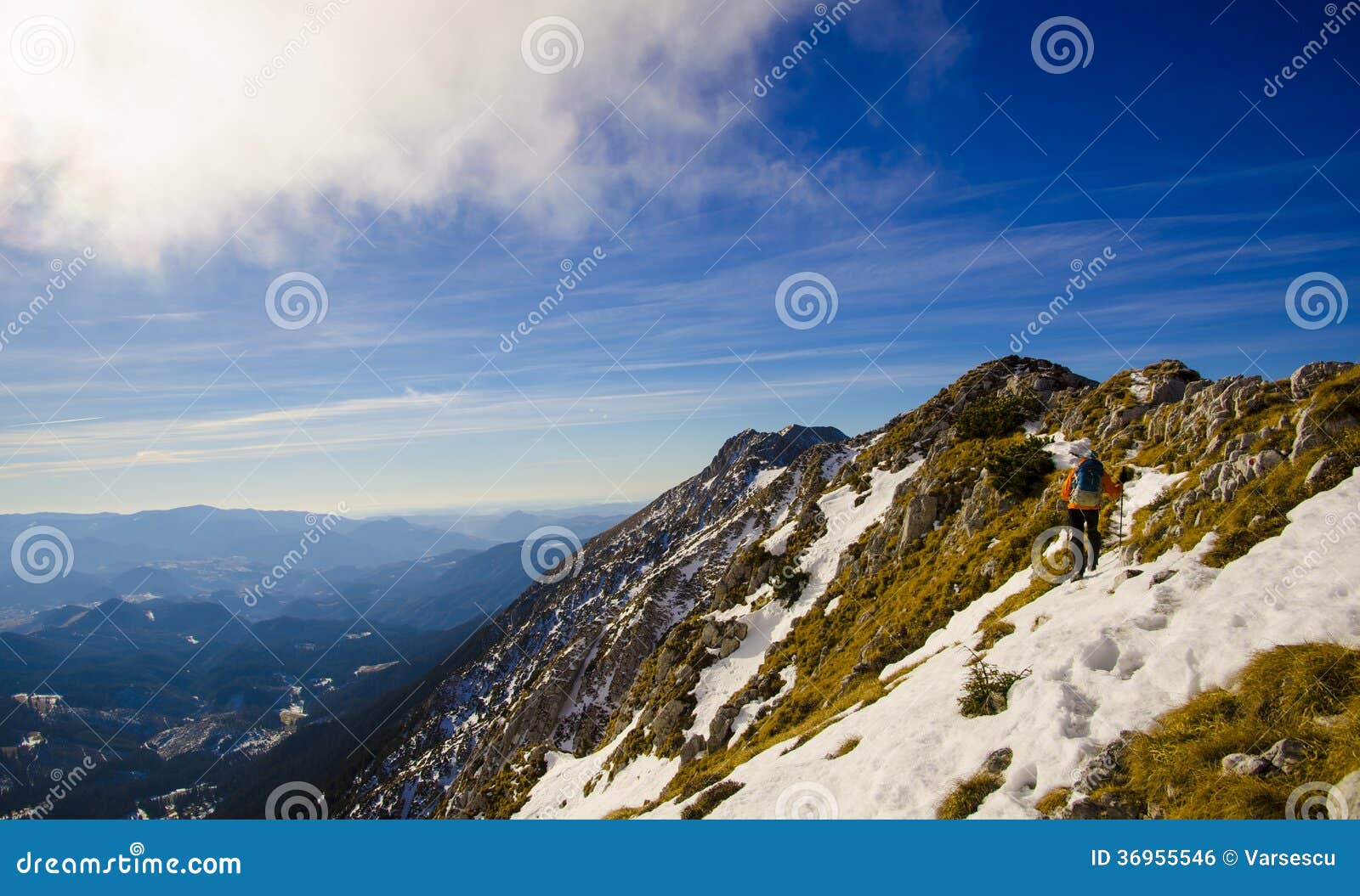 Hiking on the cliffs stock photo. Image of healthy, nature - 36955546