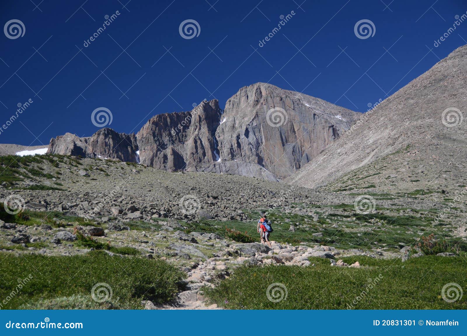 Hiking in Colorado stock image. Image of hikers, american - 20831301