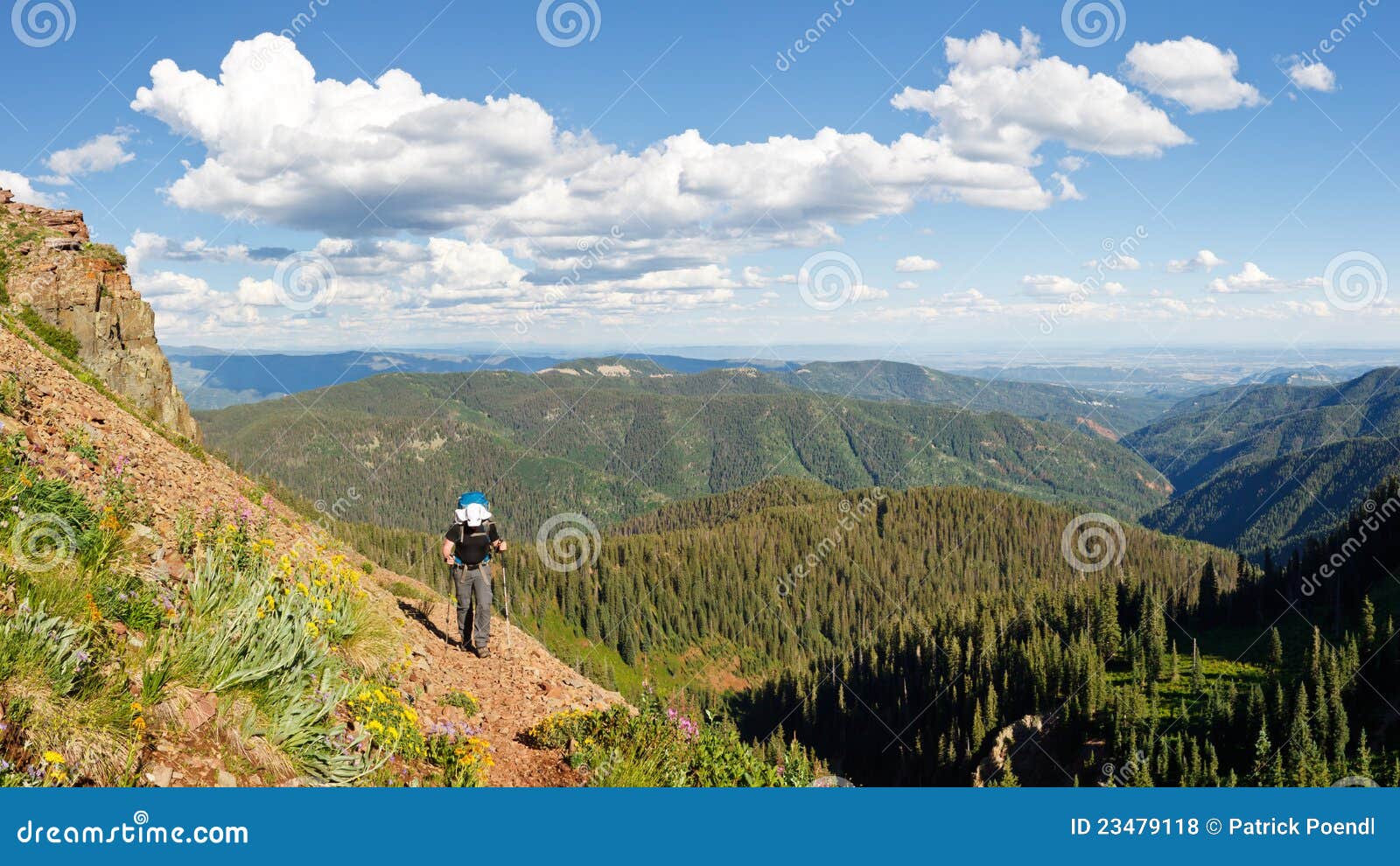 Hiking the Colorado Trail stock photo. Image of outdoors - 23479118