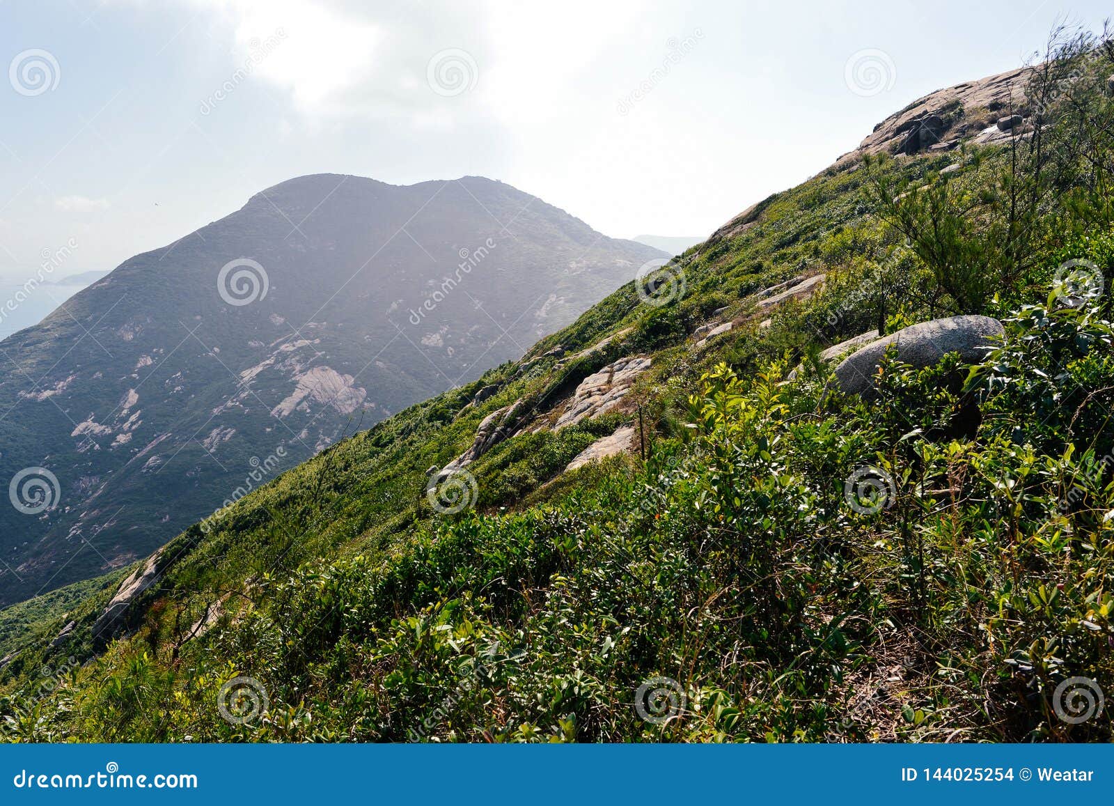 Hiking the Dragon`s Back Trail, Hong Kong Stock Photo - Image of view ...