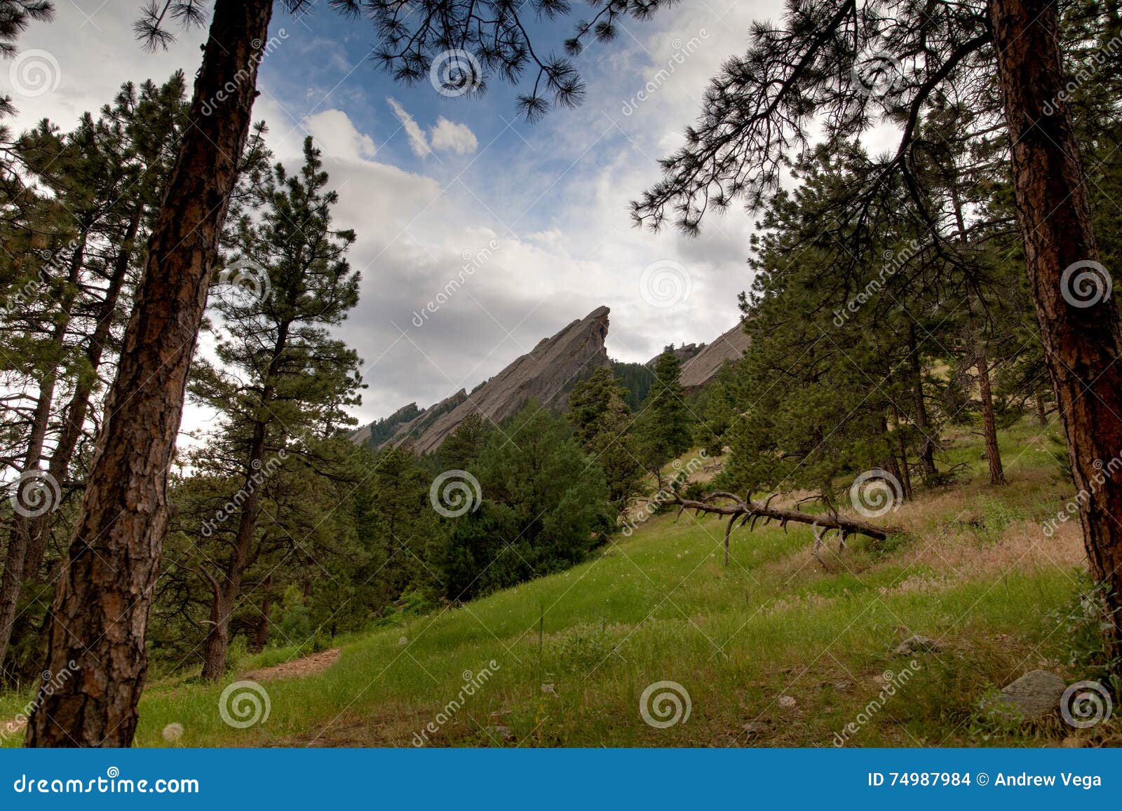 Hiking the Flatirons stock photo. Image of coloradoadventure - 74987984