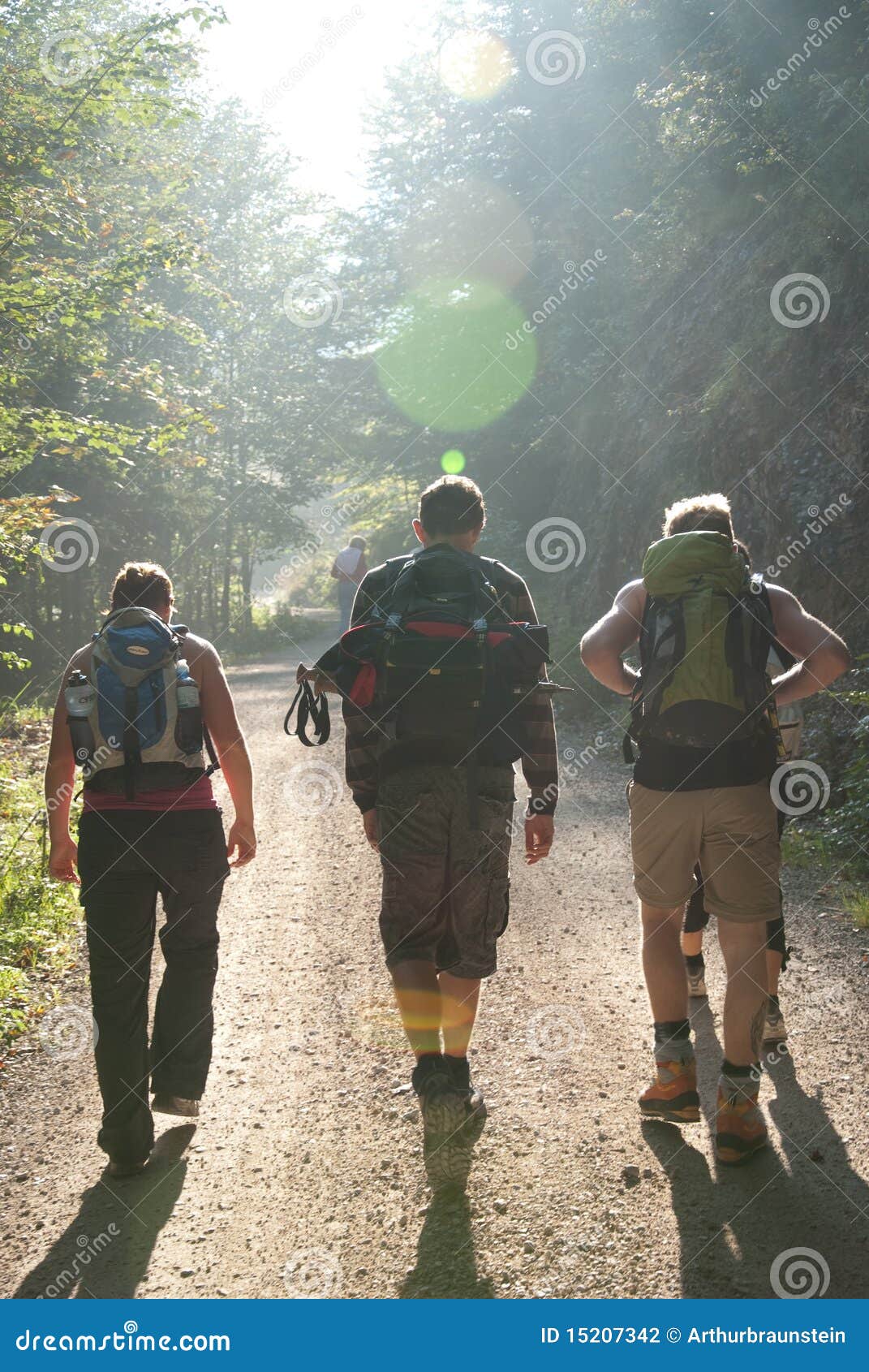 Hiking group stock photo. Image of summer, autumn, walk - 15207342