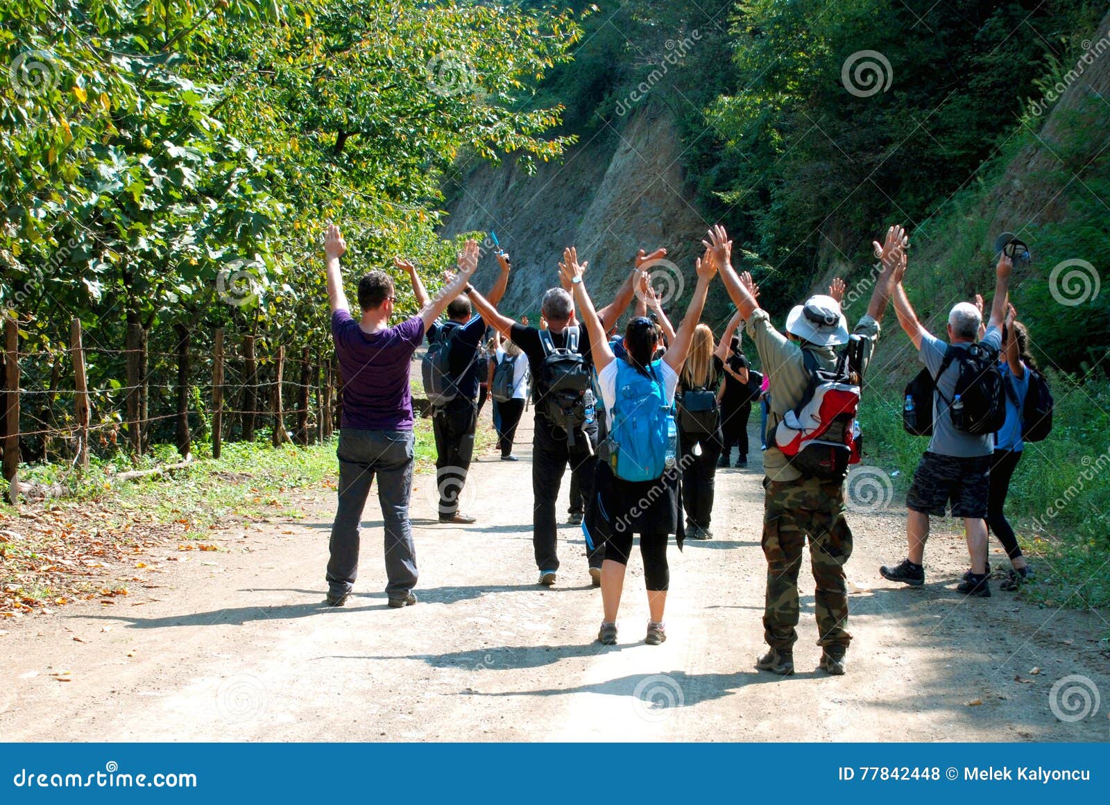 Hiking group editorial stock photo. Image of enjoyment - 77842448