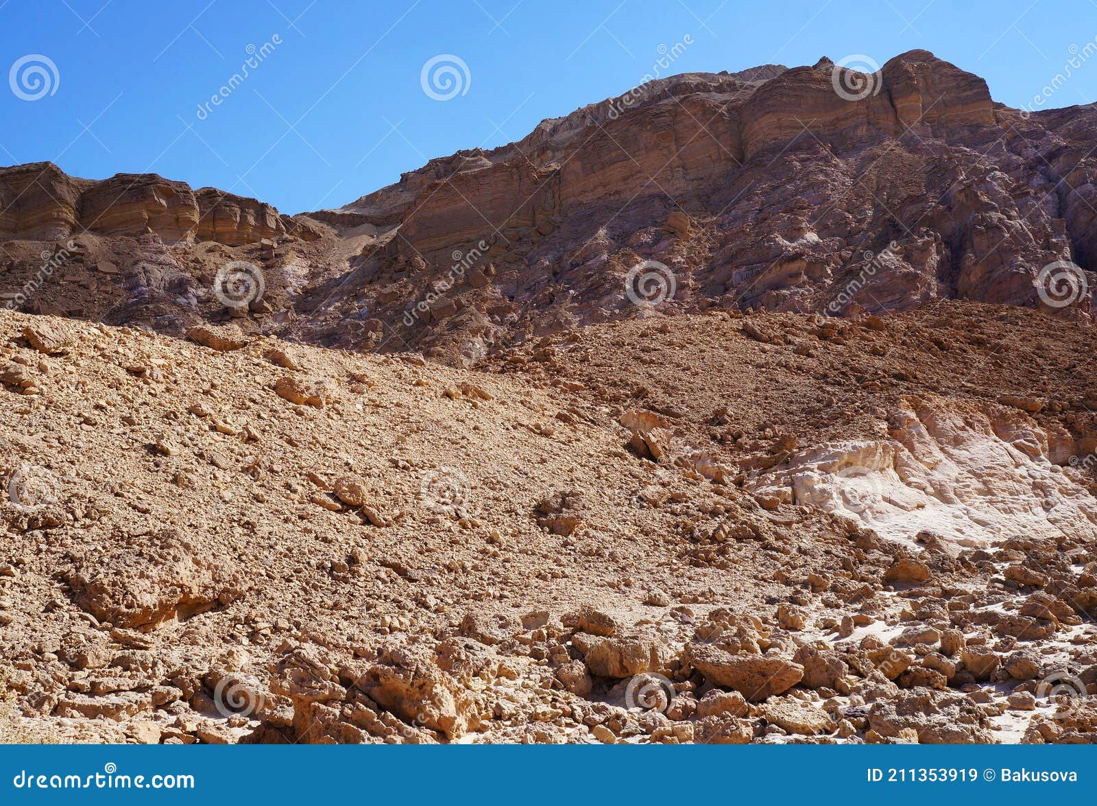 Hiking in Maale Amram Ascent, South Israel Stock Image - Image of hill ...