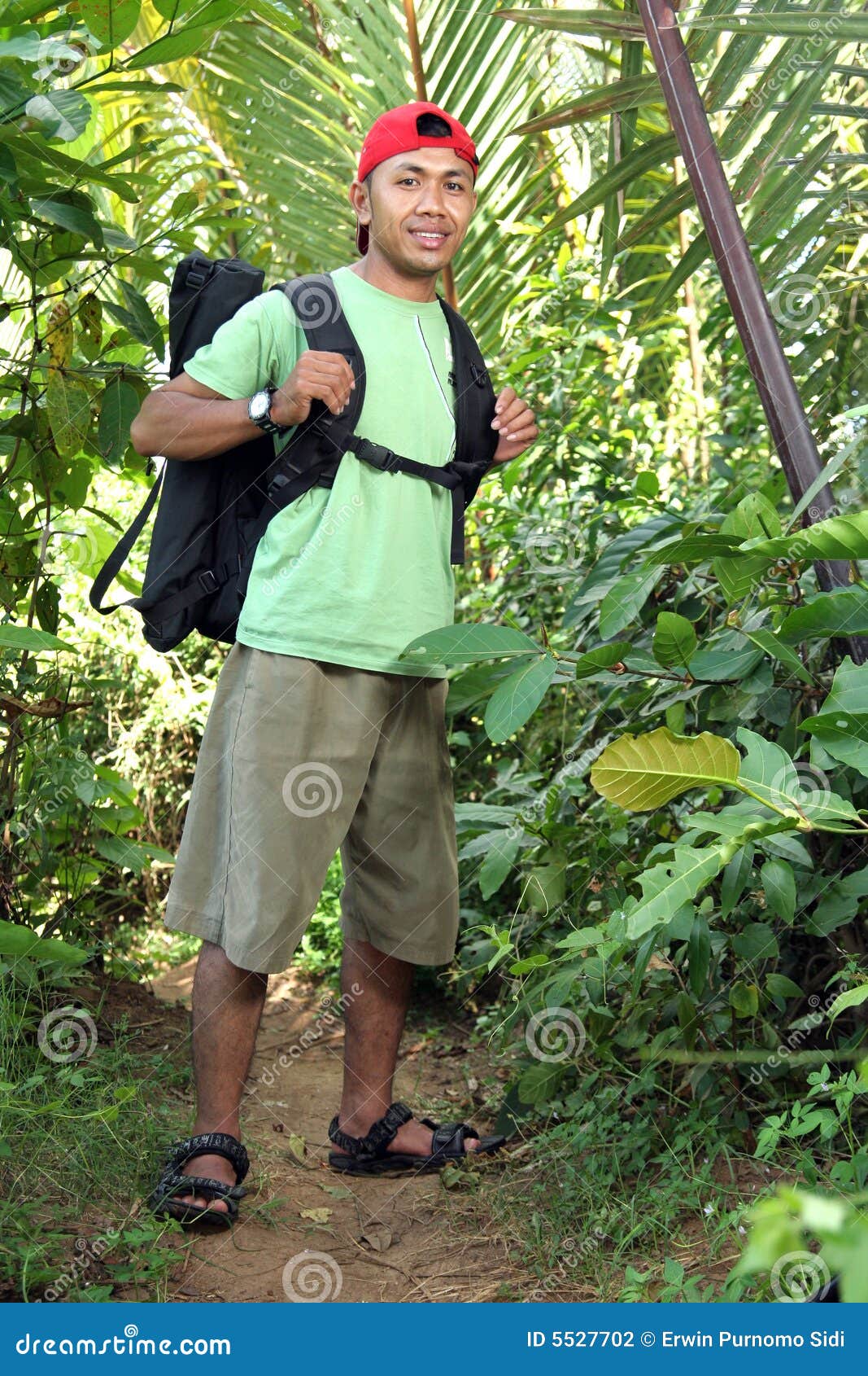 Hiking man stock photo. Image of male, holiday, heartiness - 5527702