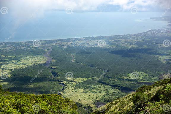 Hiking on the Mayon Volcano Stock Image - Image of national, albay ...