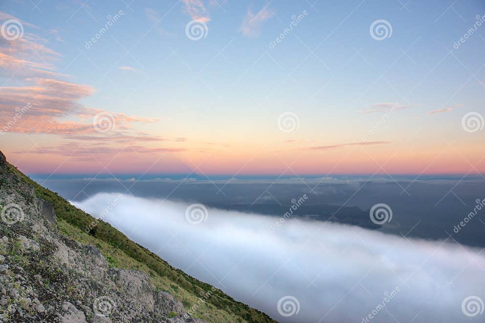 Hiking on the Mayon Volcano Stock Photo - Image of hiking, asian: 154631024