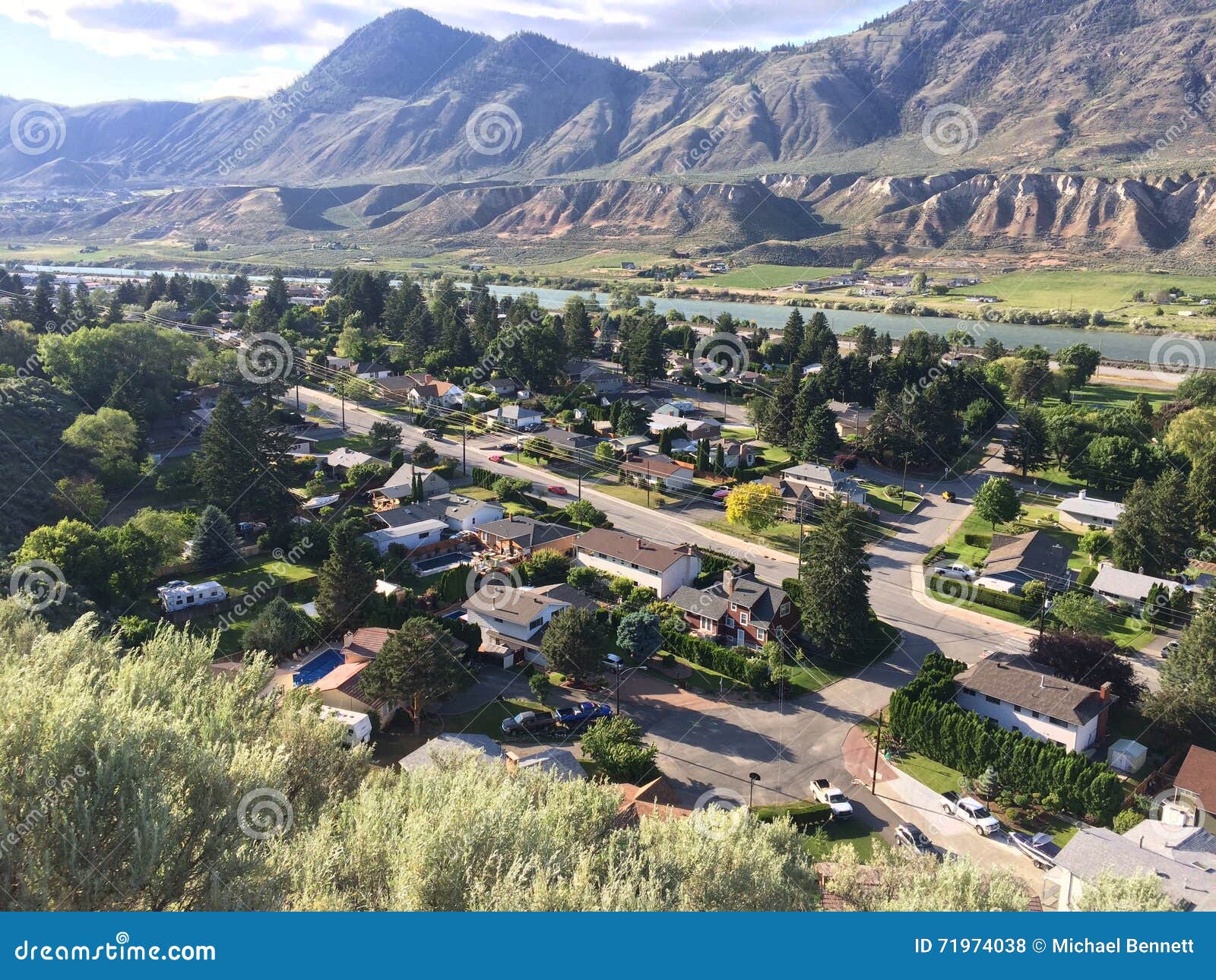 Hiking in the Scenic Beautiful Kamloops Mountains Stock Photo - Image ...