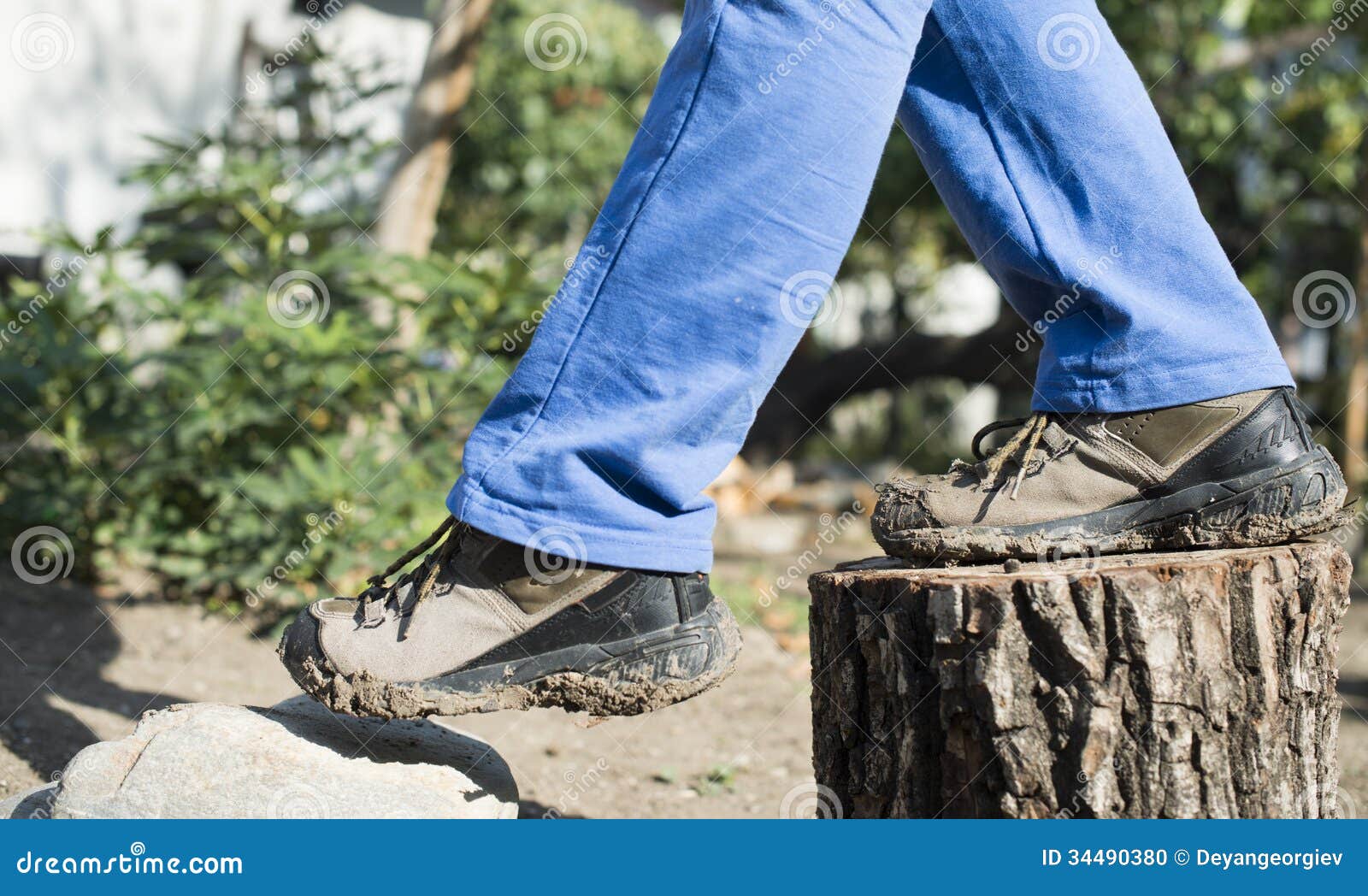 Hiking shoes stock photo. Image of adventure, holiday - 34490380