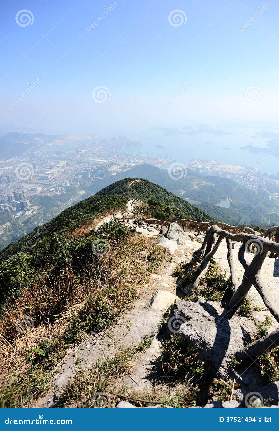 Hiking trail on mountain stock photo. Image of hiking - 37521494