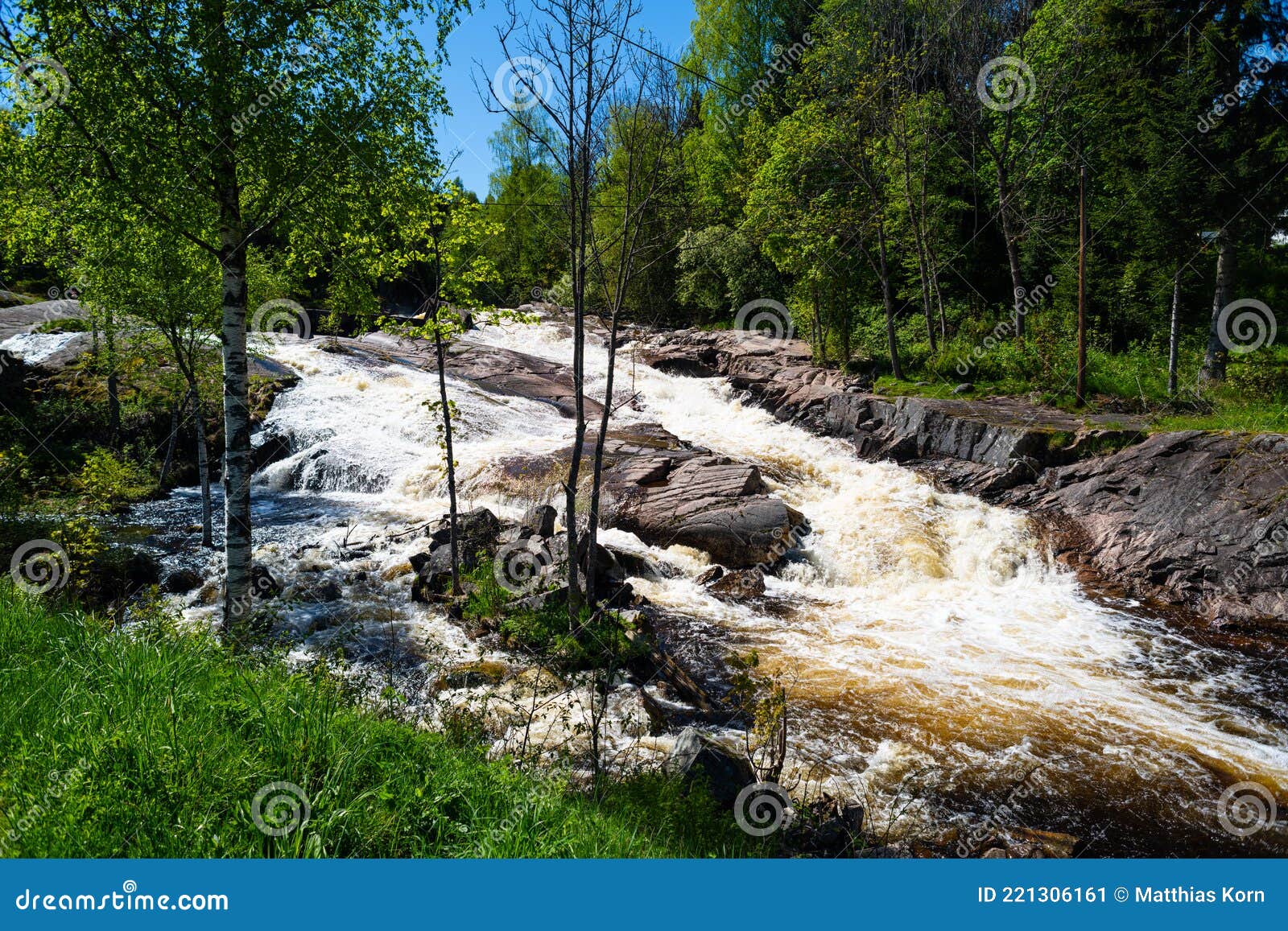 On the Hiking Trail To Trollfoss and Pinas in Norway Stock Image ...