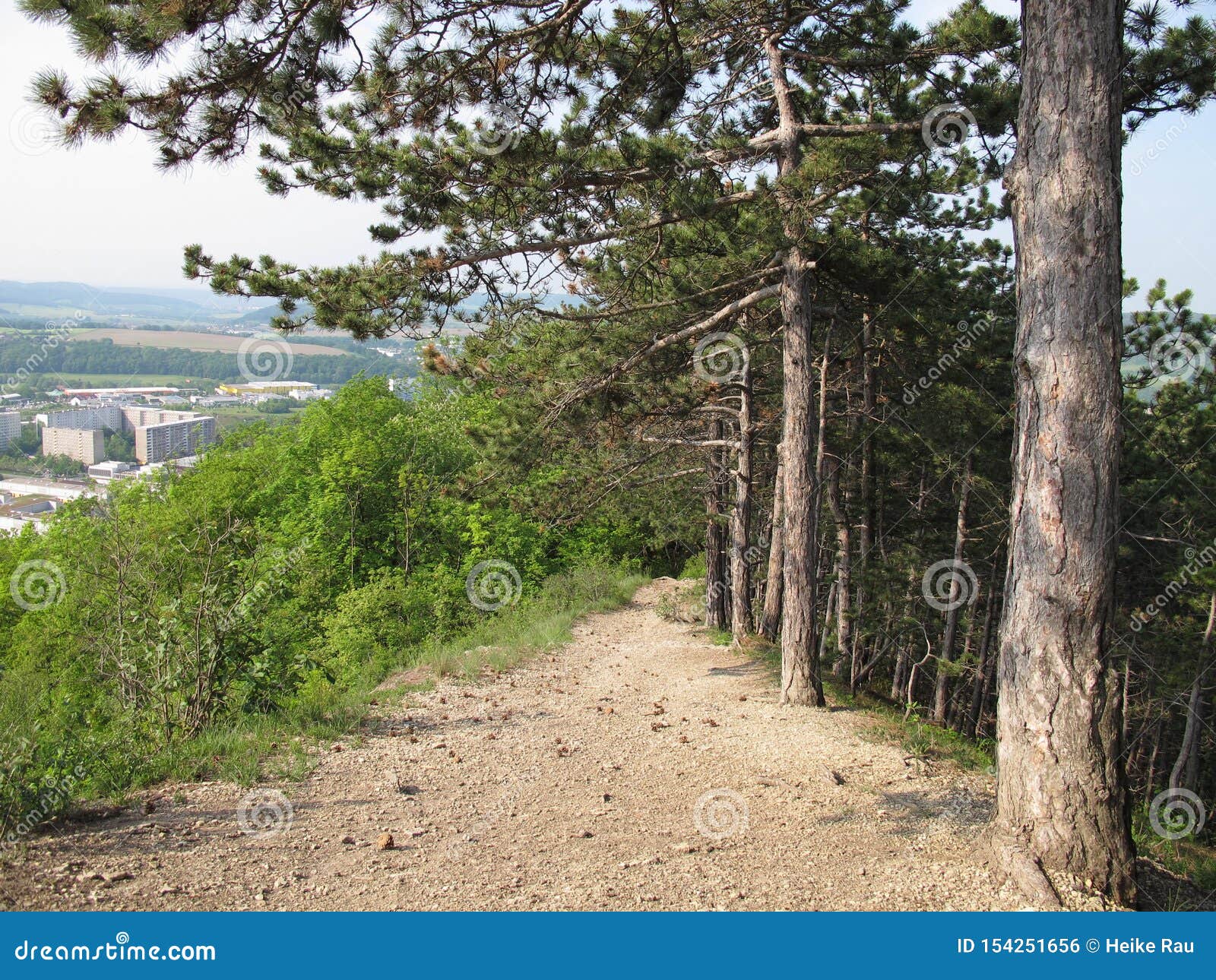 Hiking Trail Towards Lobdeburg Jena, Thuringia, Germany Editorial Photo ...