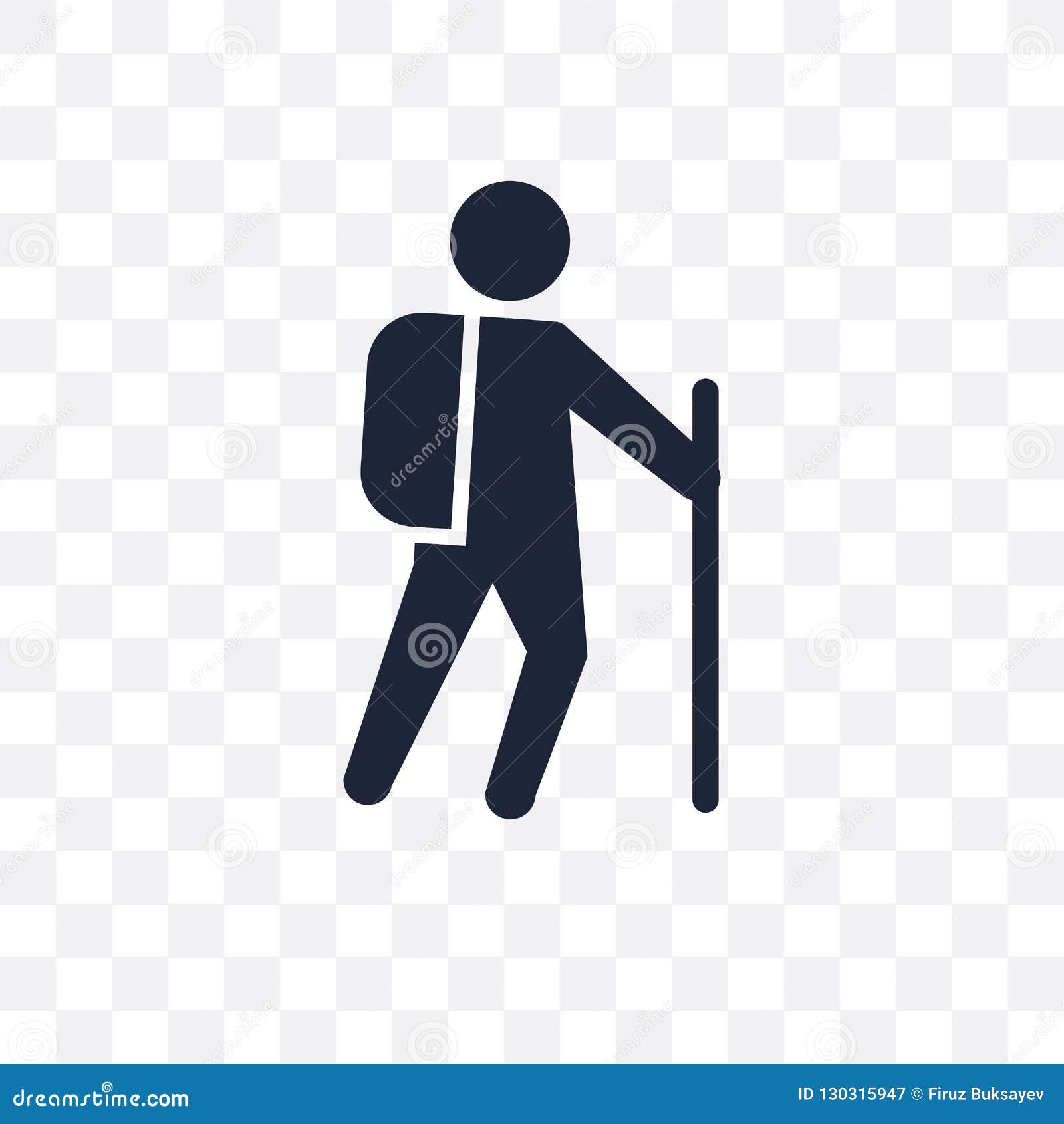 Hiking Transparent Icon. Hiking Symbol Design from Activity and Stock ...