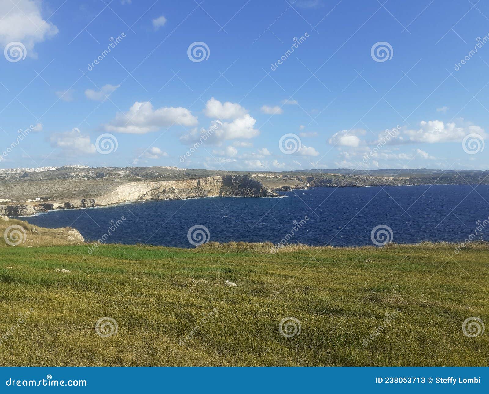 Hiking Views of Maltese Waters Northern Malta Stock Image - Image of ...