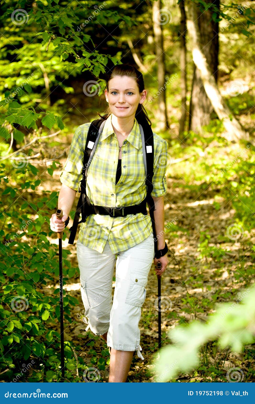 Hiking in the Wild Nature stock photo. Image of adult - 19752198