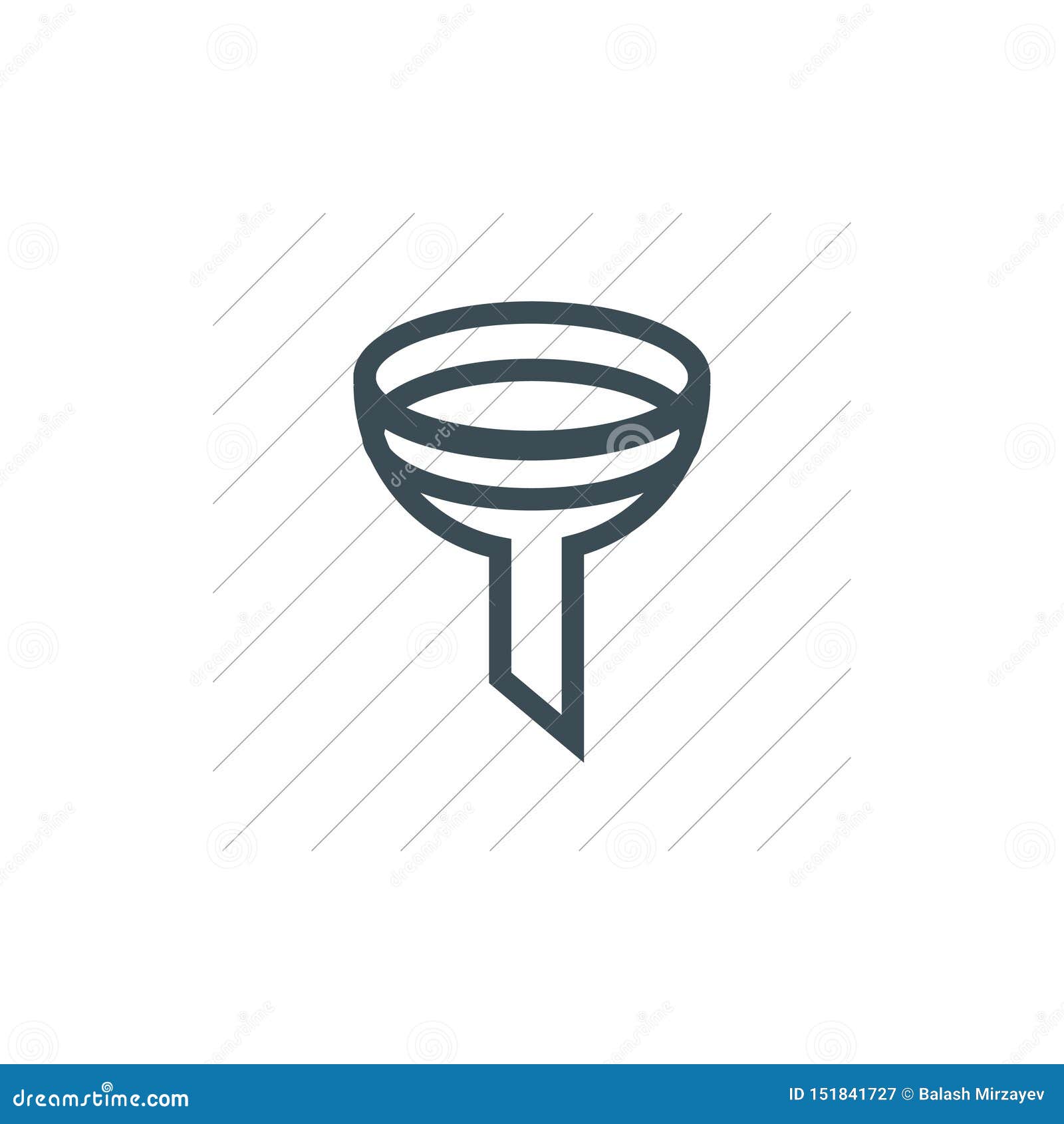 Black Filter Icon on Line Texture. Stock Vector - Illustration of ...