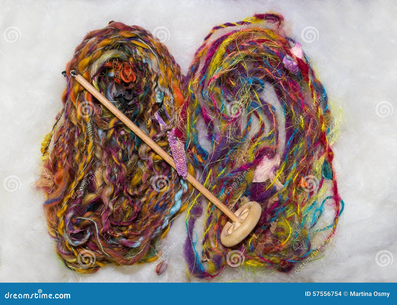 Hilado Y Handspindle Del Arte Foto de archivo - Imagen de punto, vuelta ...