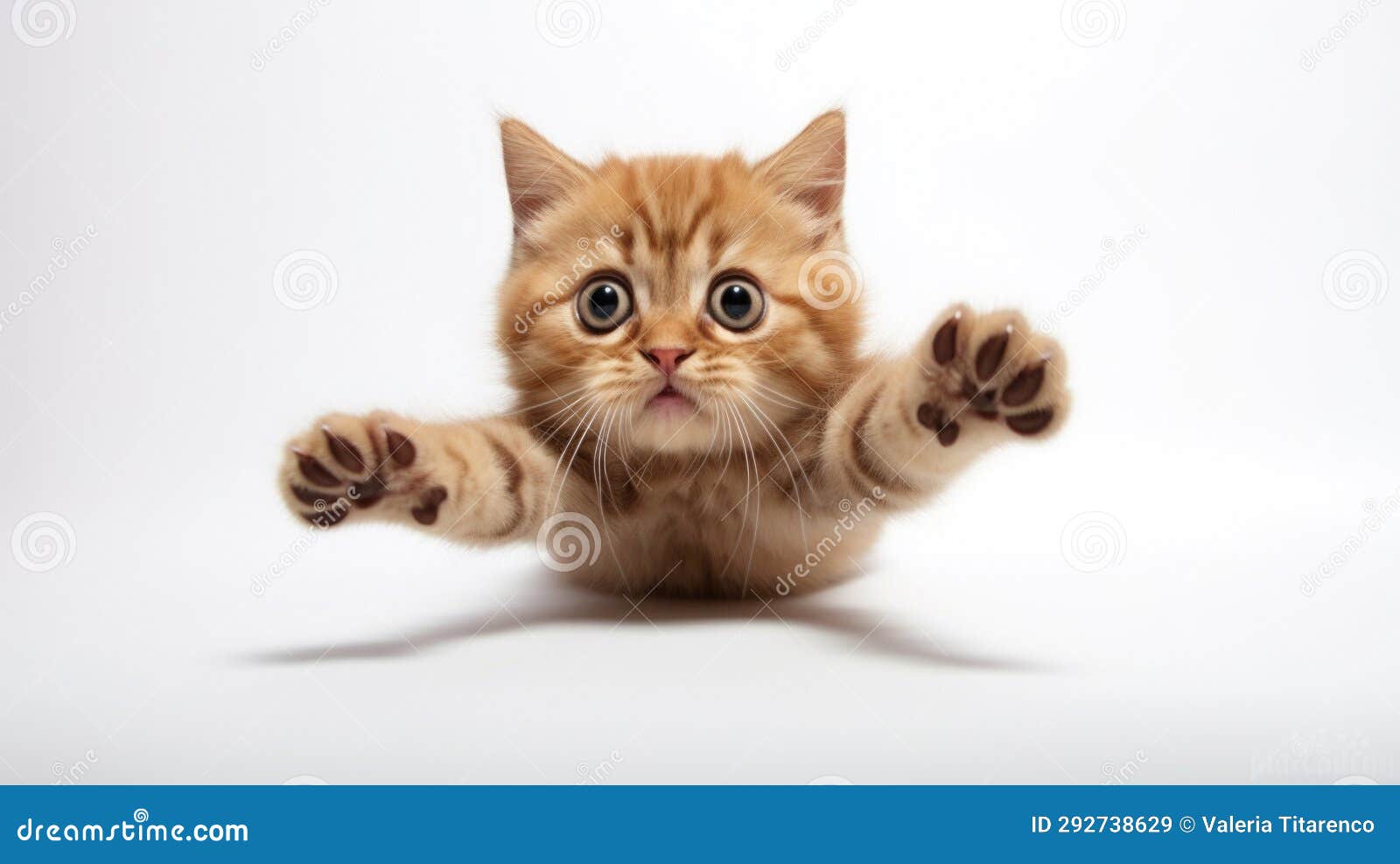 Hilarious Cat Caught in a Silly Pose. Stock Image - Image of isolated ...