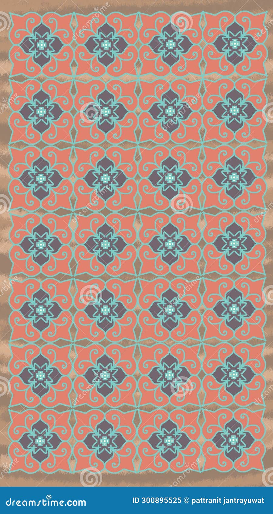 Arabic fabric pattern stock illustration. Illustration of fabric ...