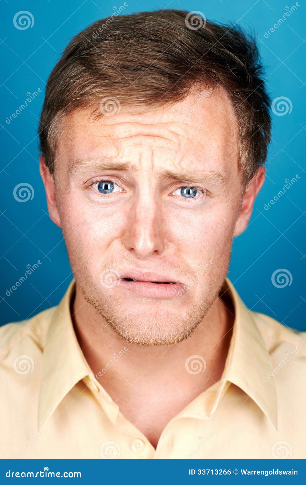 Hilarious face stock photo. Image of making, isolated - 33713266